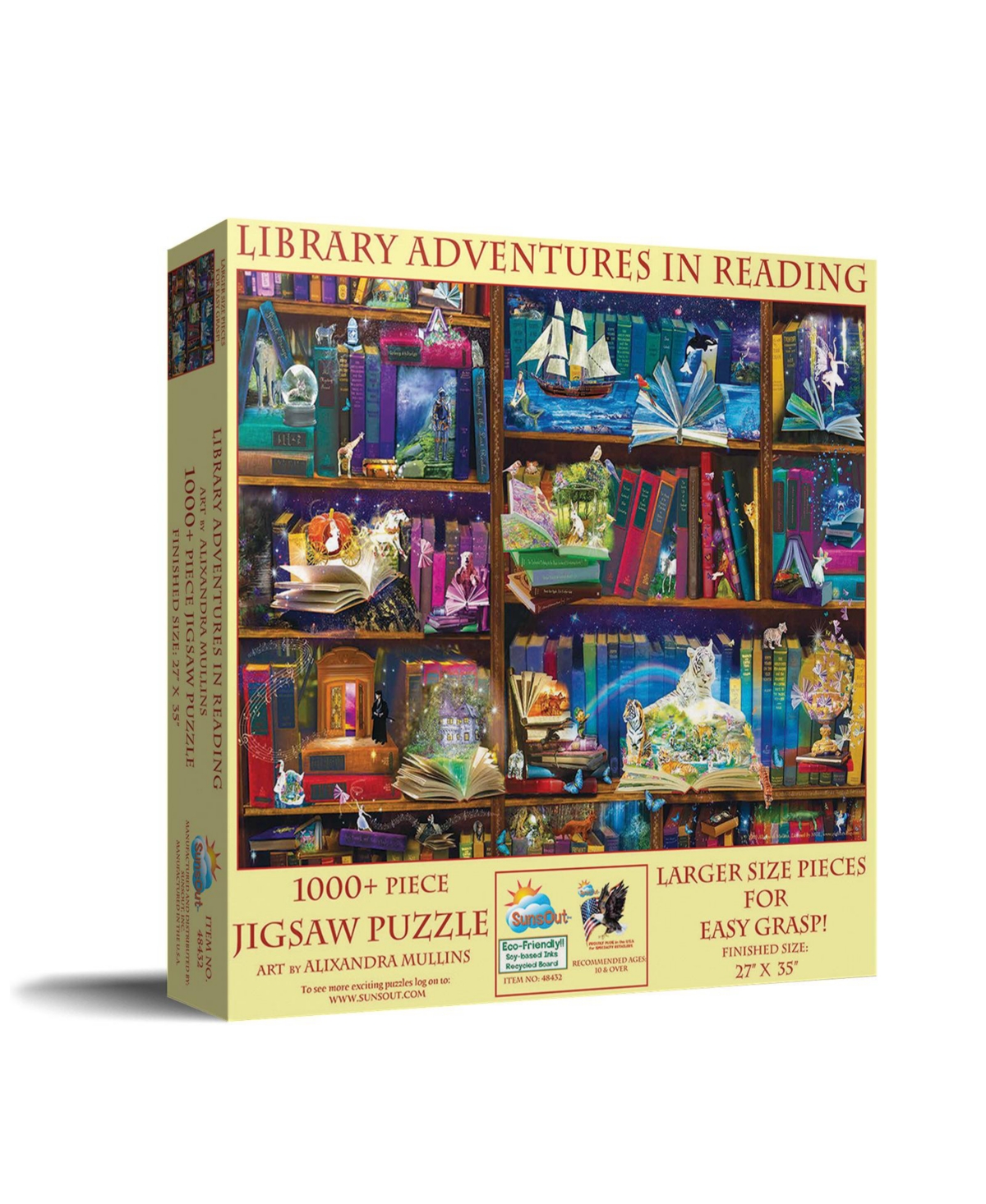 Click here for SunsOut Library Adventures in Reading 1000 piece J... prices