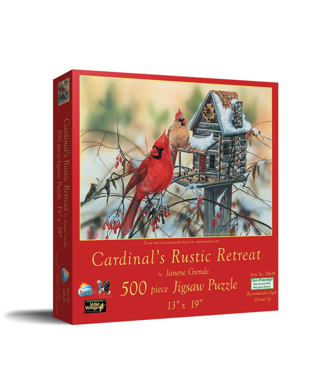 Click here for SunsOut Cardinals Rustic Retreat 500 piece Jigsaw... prices