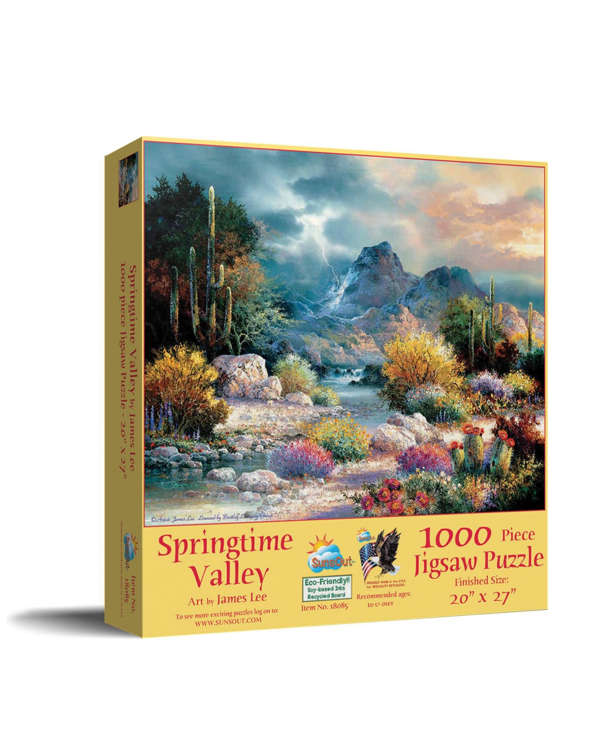 Click here for SunsOut Springtime Valley 1000 piece Jigsaw Puzzle... prices
