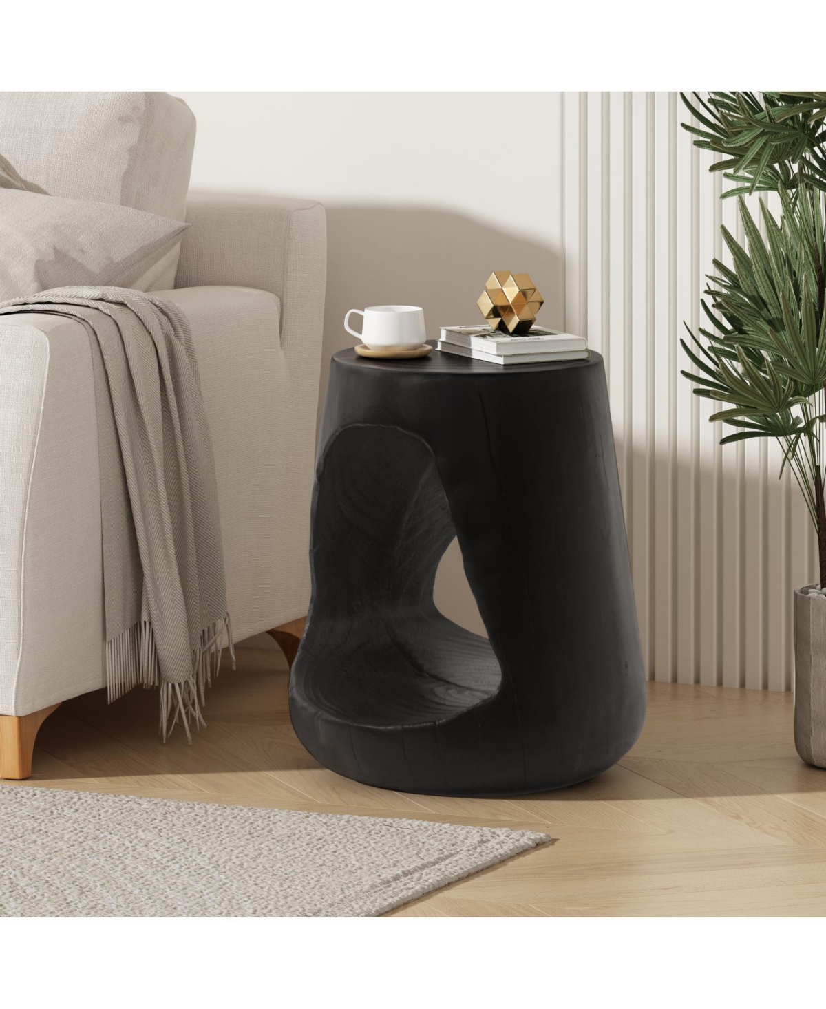 Click here for Streamdale Furniture Hollow Side Table  Wood-like... prices