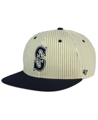 '47 Brand Seattle Mariners Woodside Captain Snapback Cap - Macy's