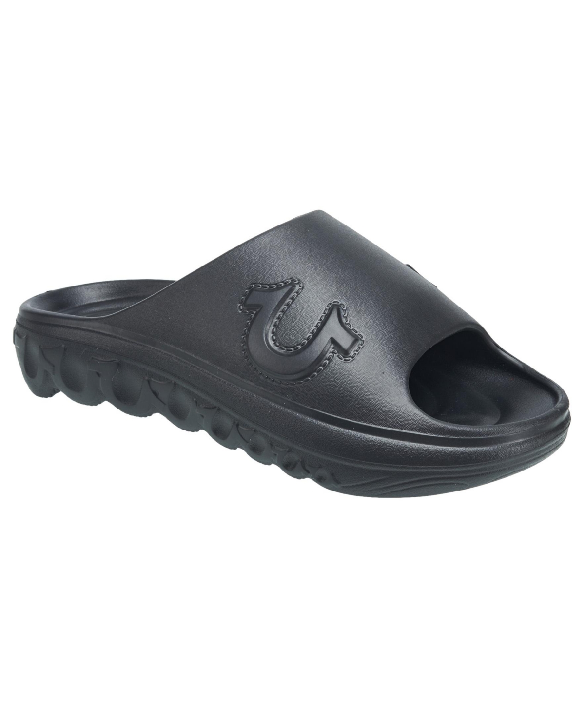 Click here for True Religion Mens Tupac Molded Slide - Black prices