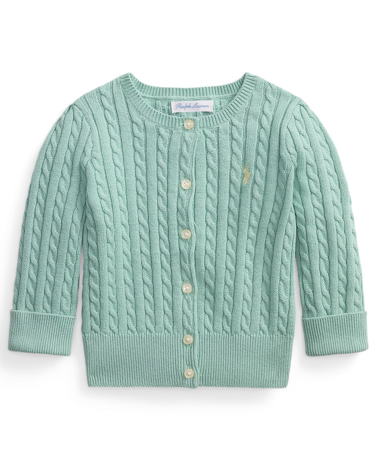 Click here for Polo Ralph Lauren Baby Girls Crewneck Cardigan - C... prices