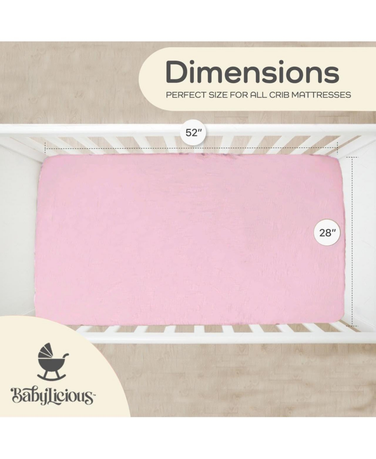 Click here for Babylicious Muslin Crib Sheets 2 Pack – 52&... prices