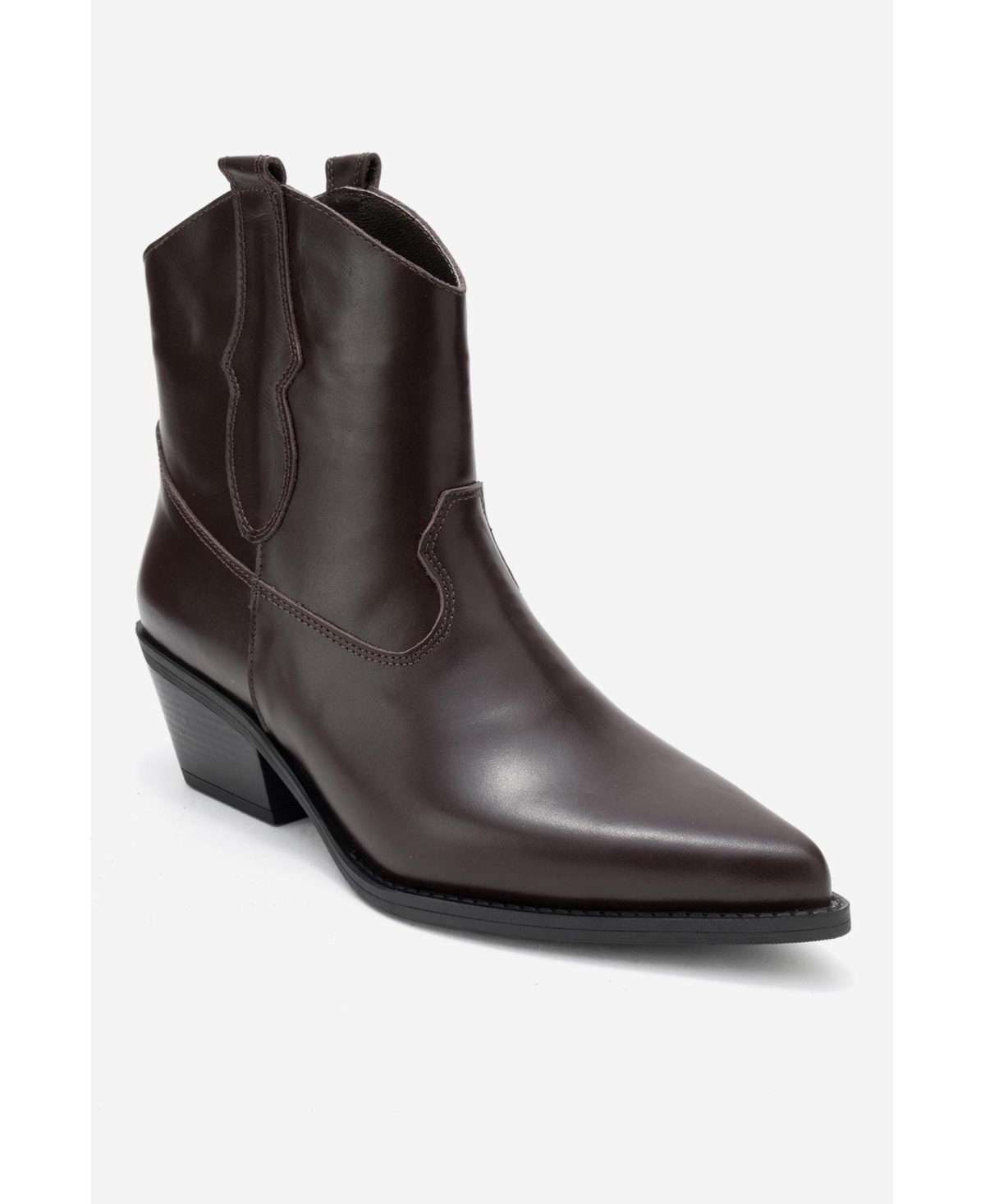 Click here for Forever & Always Shoes Womens Elia Leather Western... prices