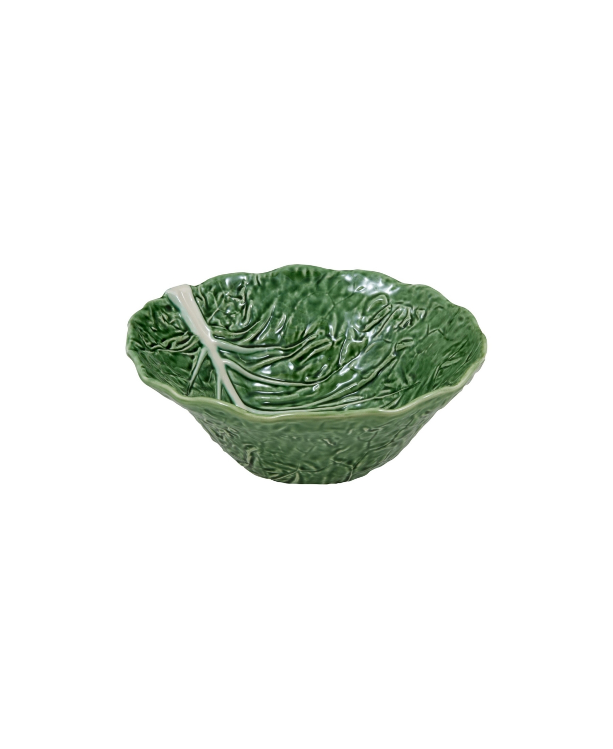 Click here for Bordallo Pinheiro Cabbage Deep Salad Bowl - Green prices