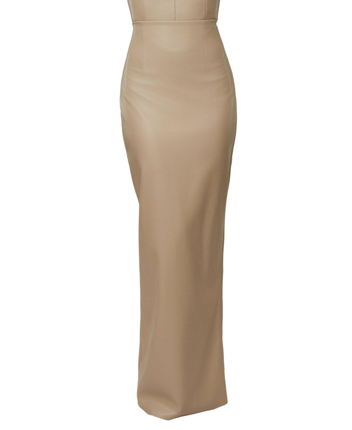 Click here for Jluxlabel Womens Ace Pu Leather Skirt - Beige prices