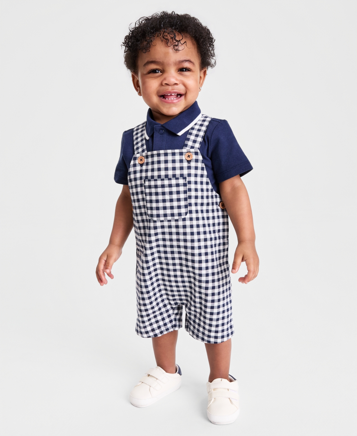 Click here for First Impressions Baby Boys Polo Shirt & Shortall... prices