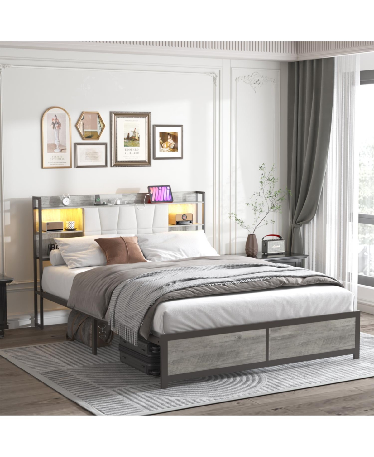 Click here for Streamdale Furniture Queen Size Led Lighting and S... prices