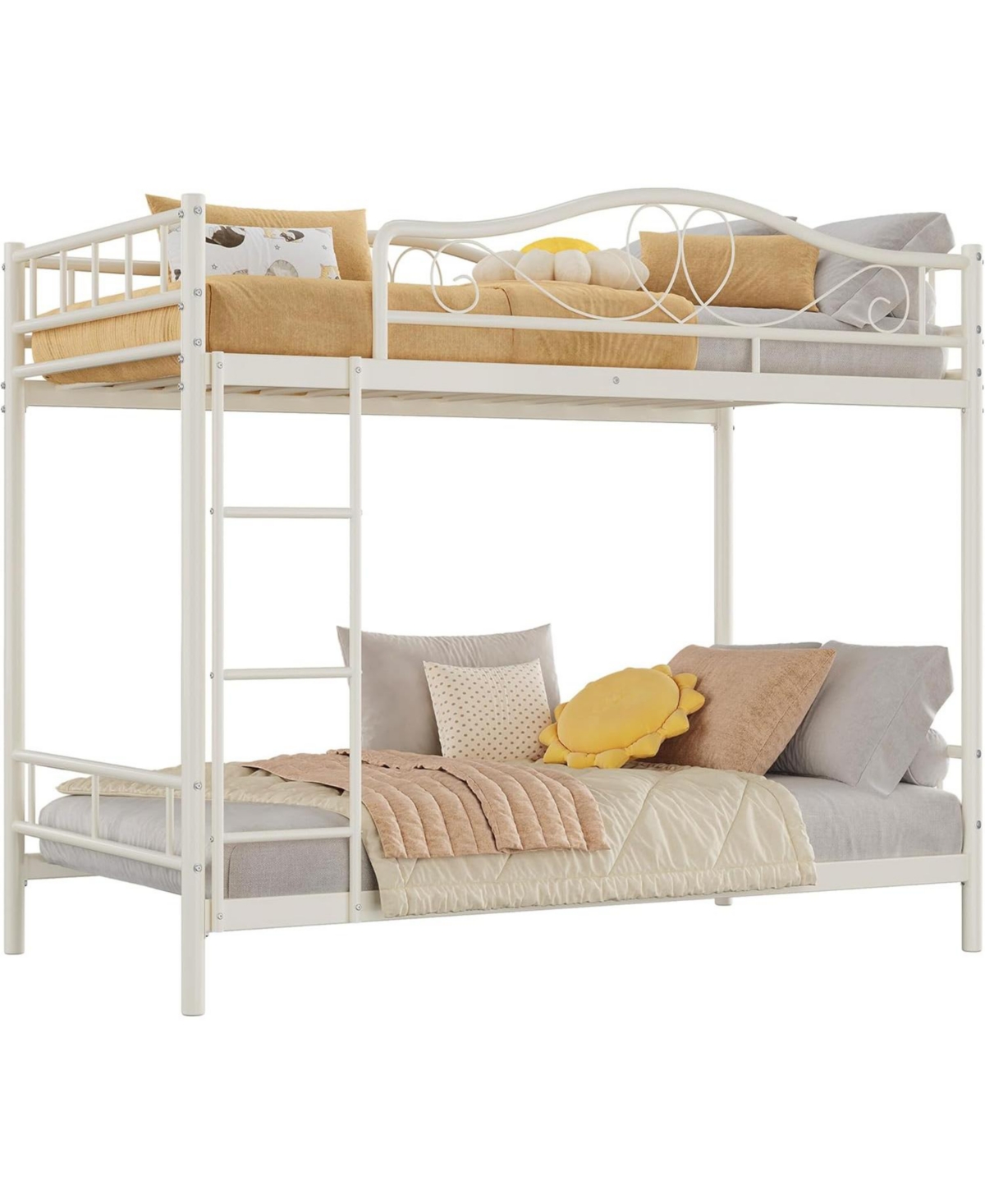 Click here for gaomon Twin Over Twin Bunk Bed - White prices