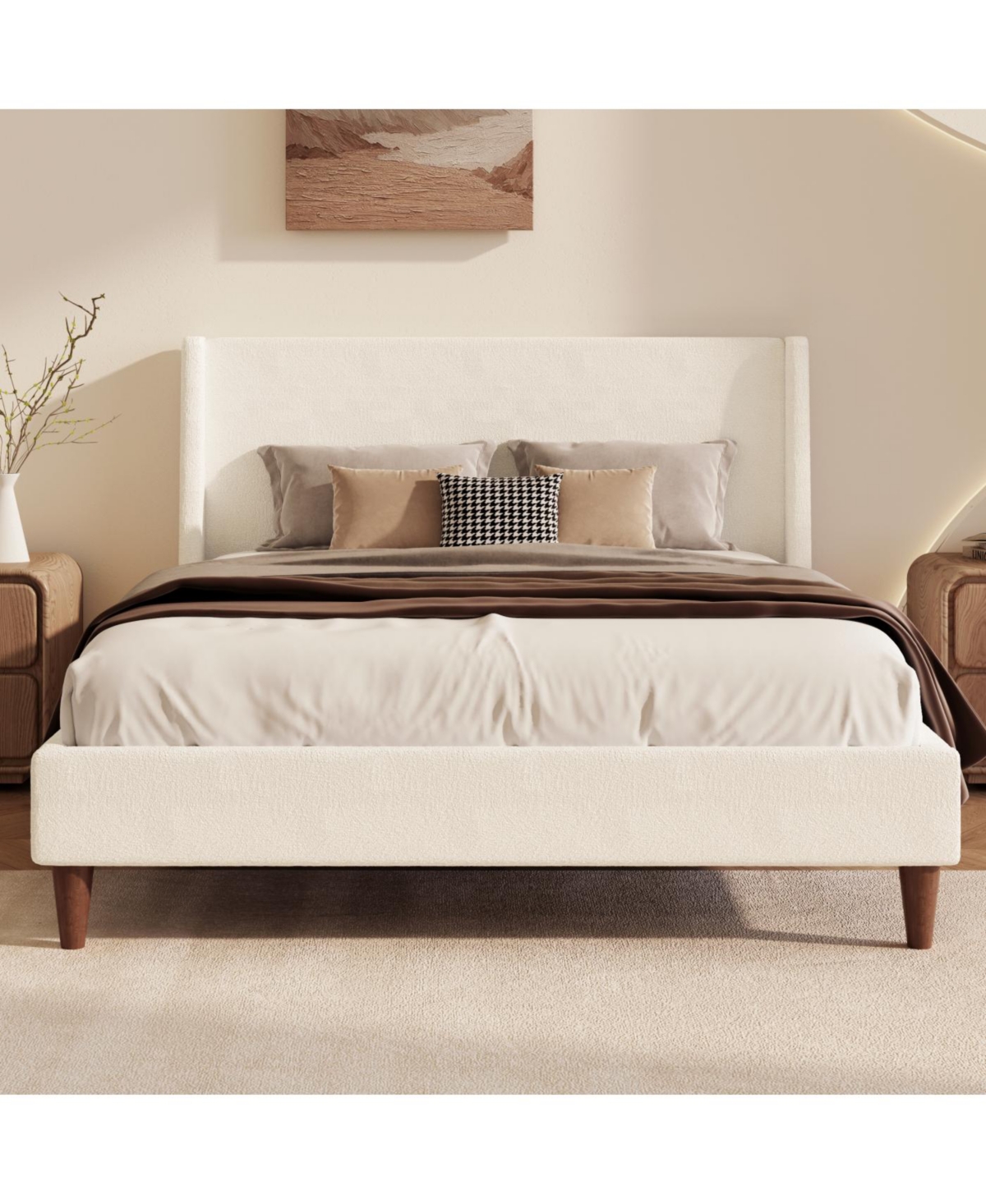 Click here for Streamdale Furniture Modern Ivory Boucle Upholster... prices