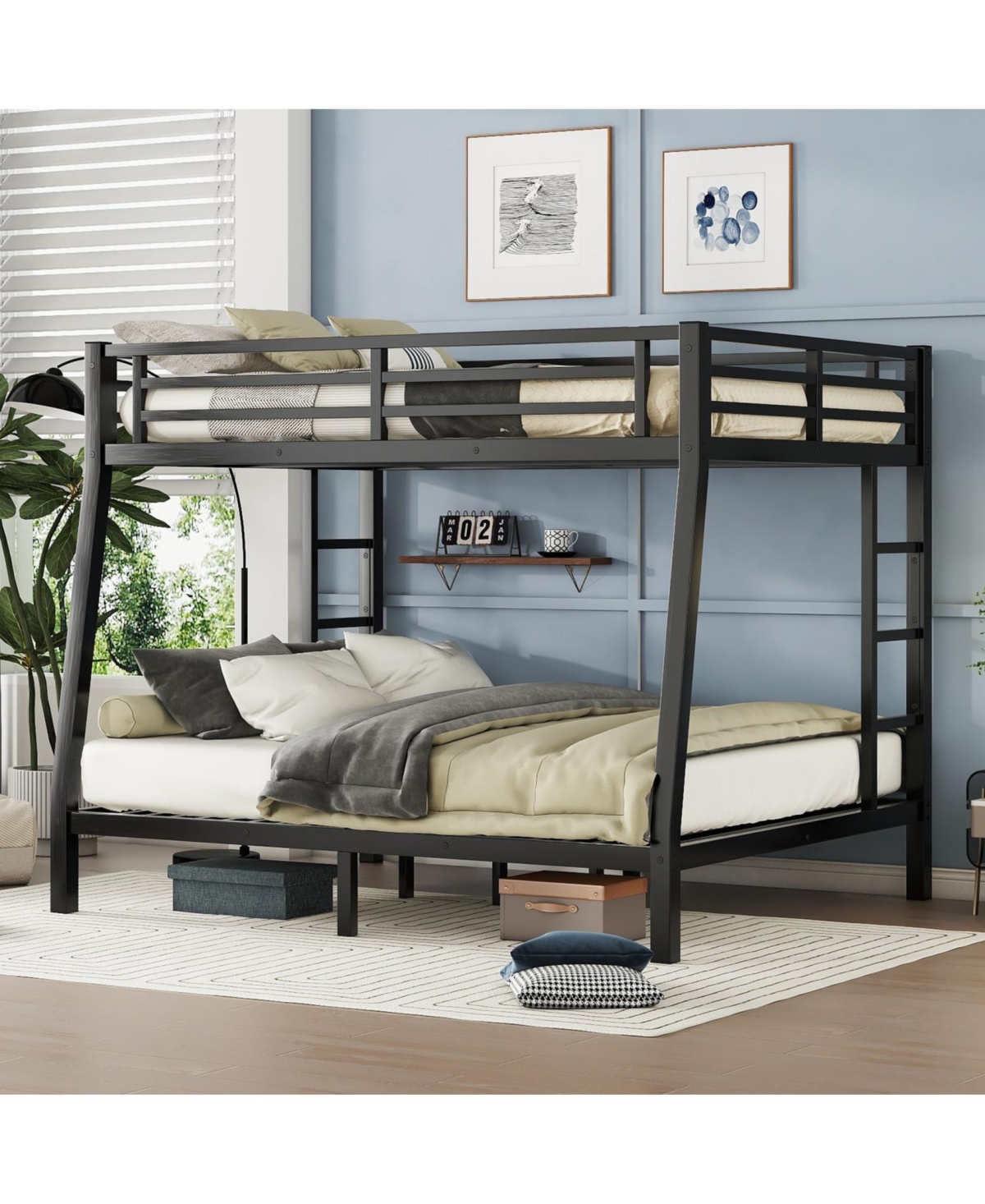 Click here for Streamdale Furniture Metal Full Xl over Queen Bunk... prices