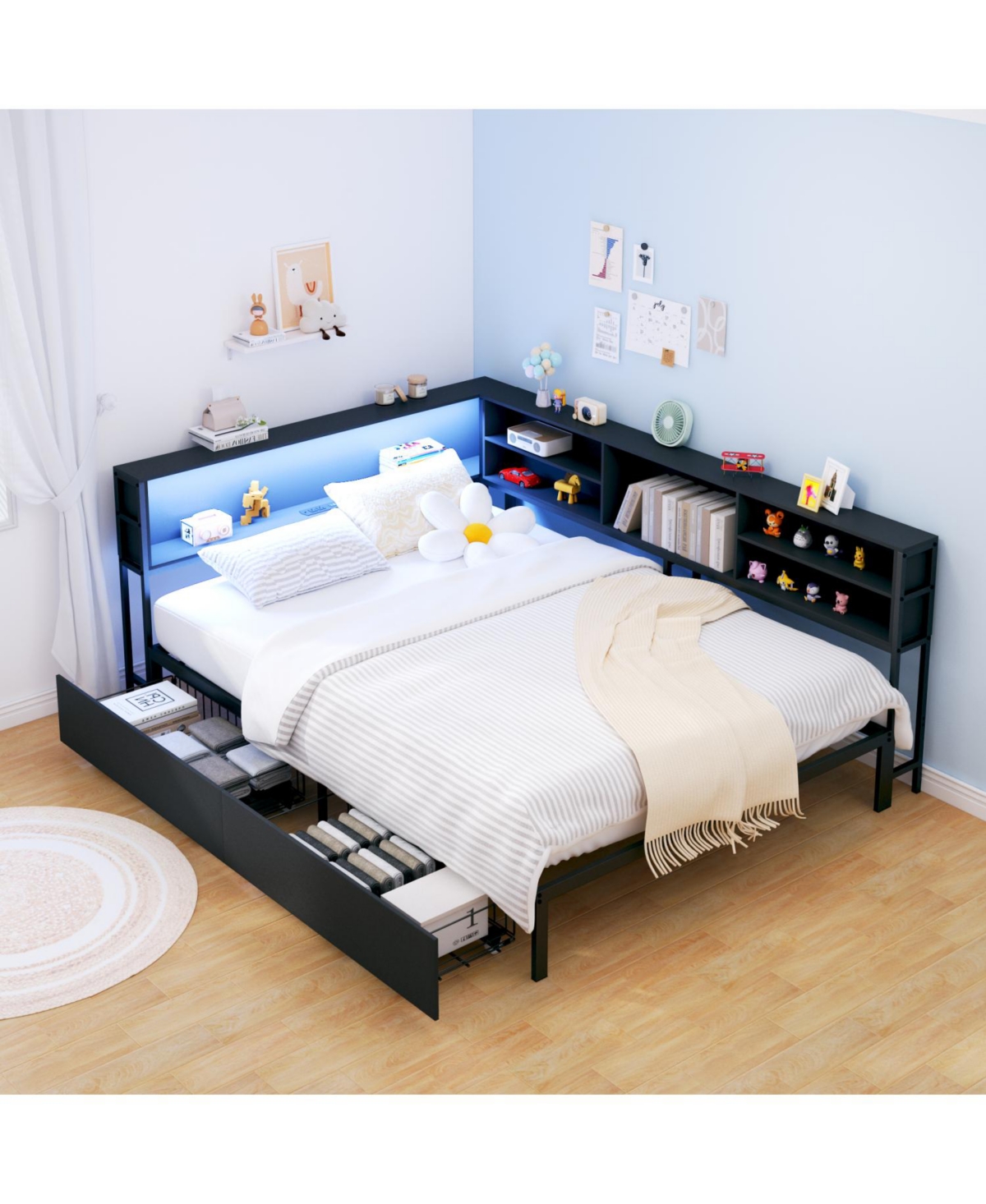 Click here for Streamdale Furniture Streamdale Corner Bed Frame:... prices