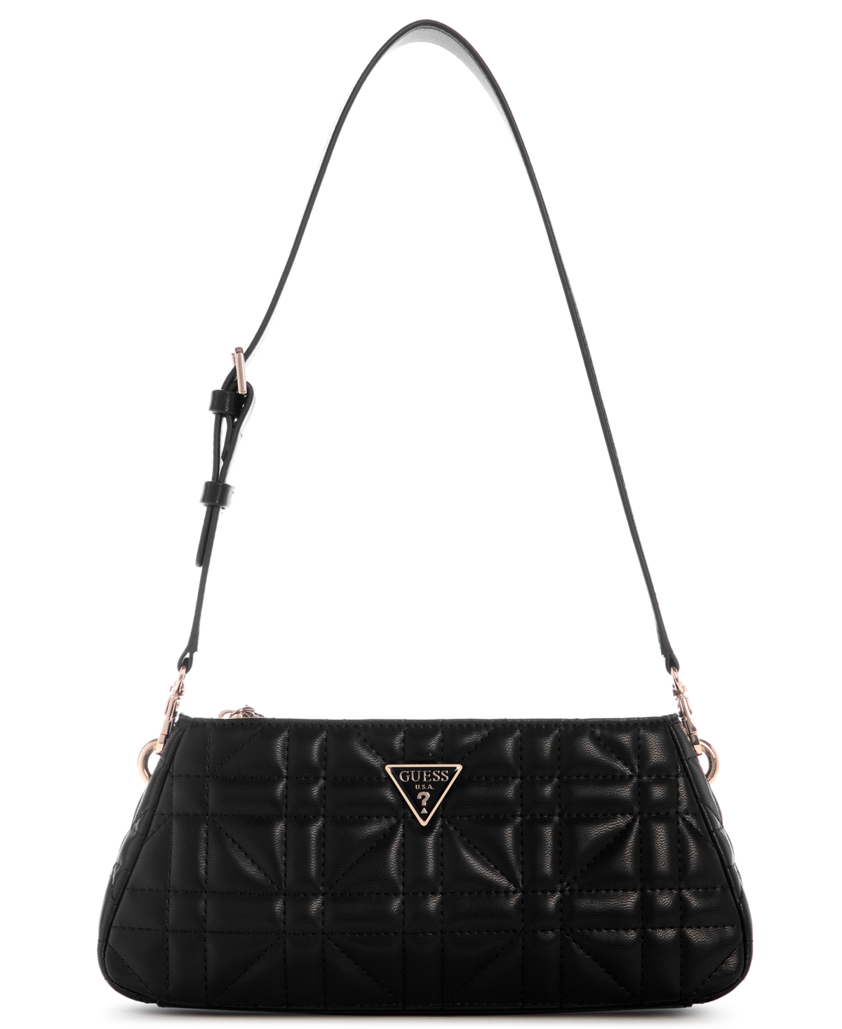 Click here for Guess Edita Small Shoulder Bag - Black prices