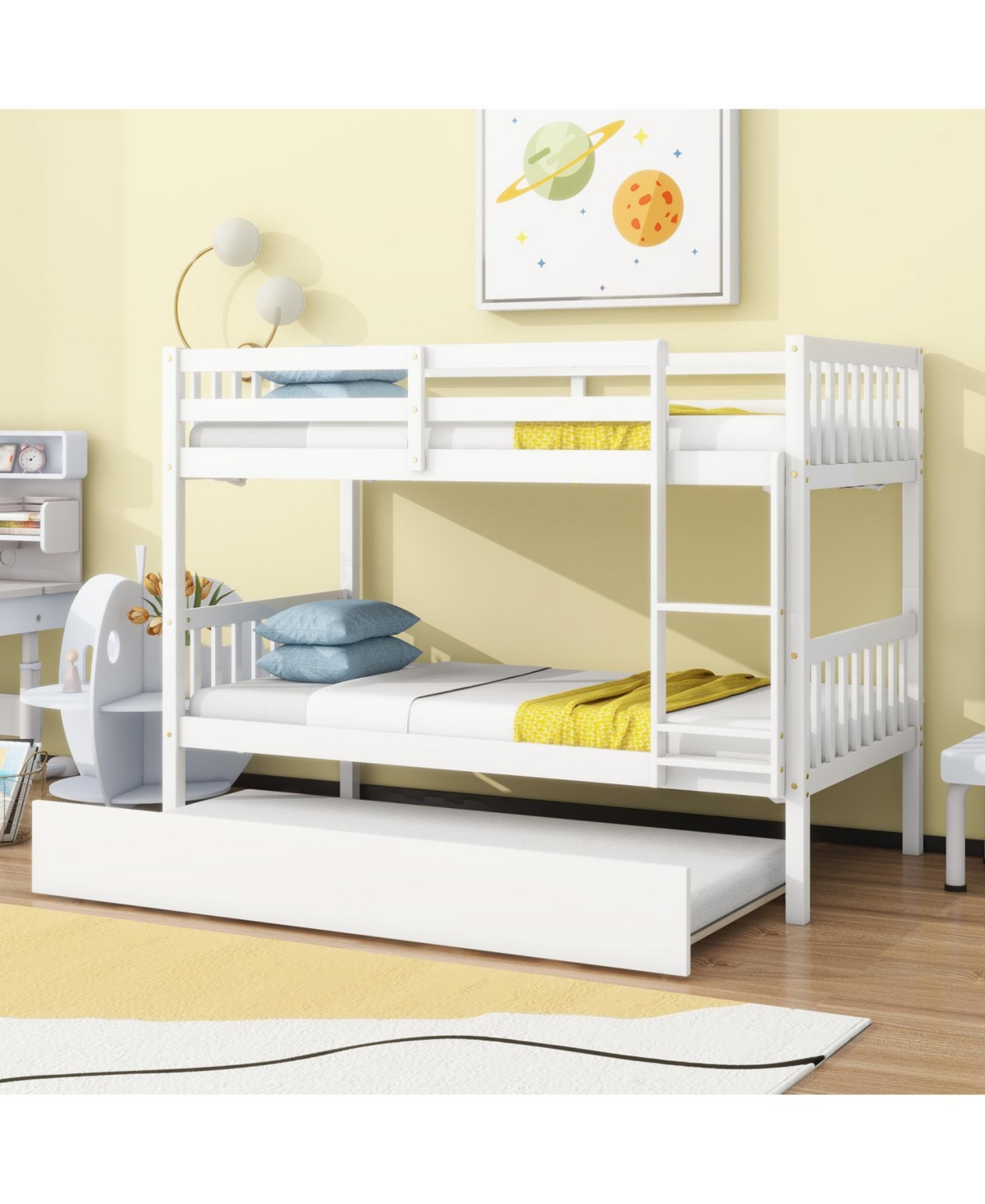 Click here for Streamdale Furniture Twin Bunk Bed with Trundle (C... prices
