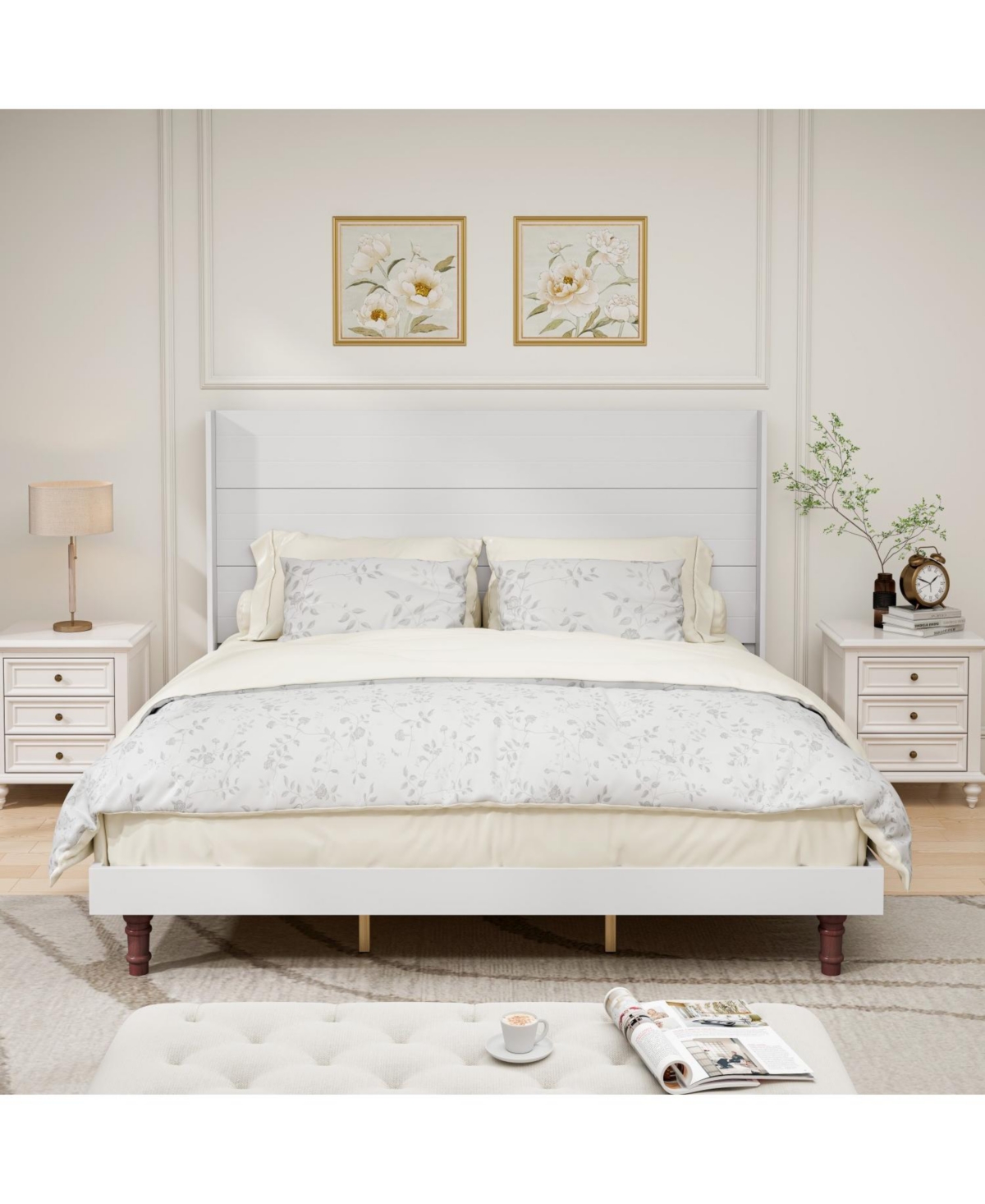 Click here for Streamdale Furniture King Bed with 54" Headbo... prices