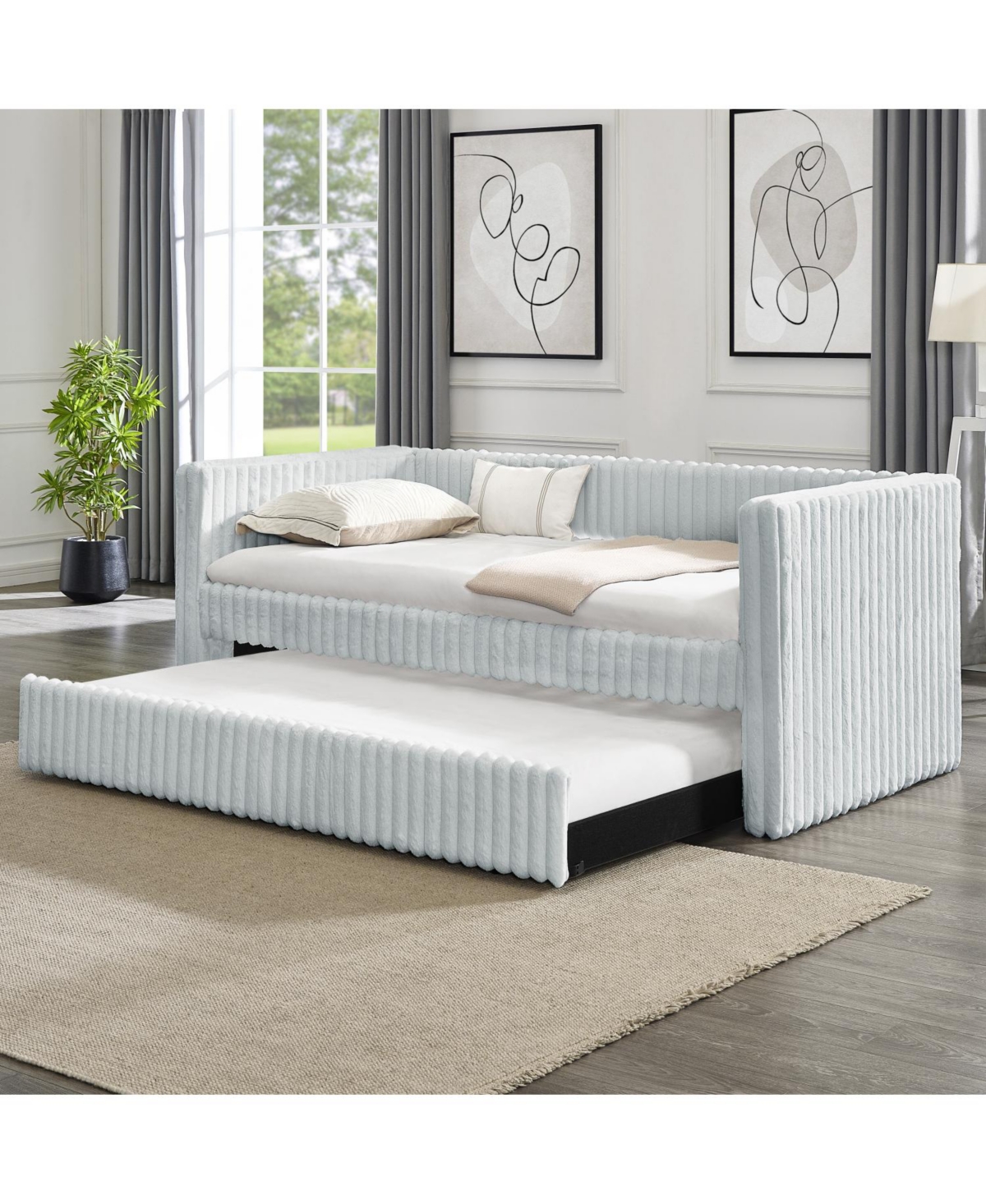 Click here for Streamdale Furniture Twin Daybed Sofa Bed - Light... prices