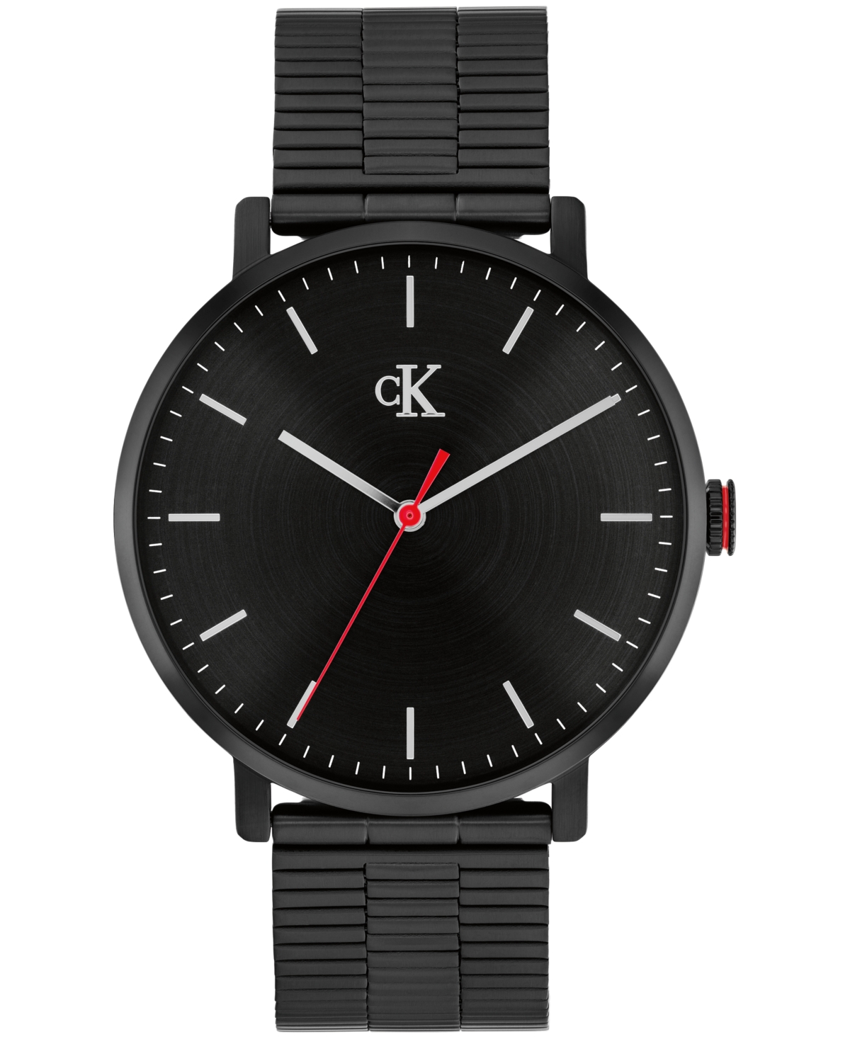 Click here for Calvin Klein Mens Real Ionic Plated Black Steel Me... prices