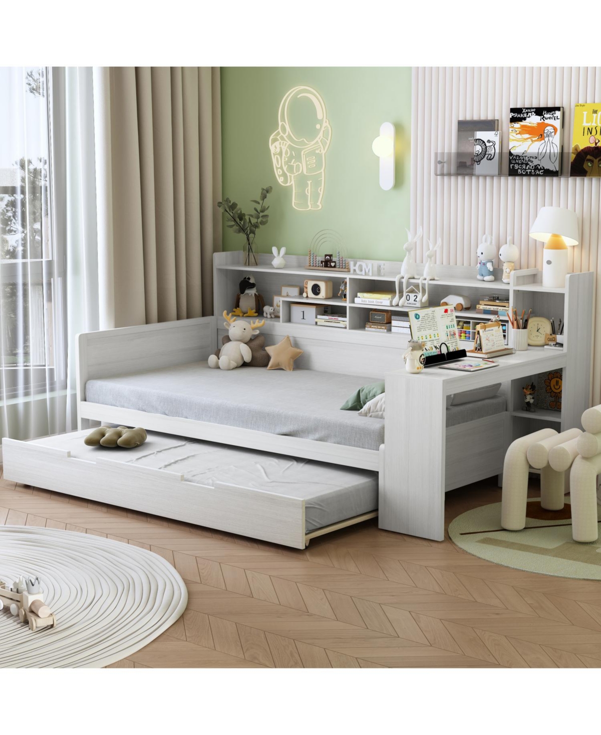 Click here for Streamdale FurnitureMultifunctional Wooden Twin Da... prices