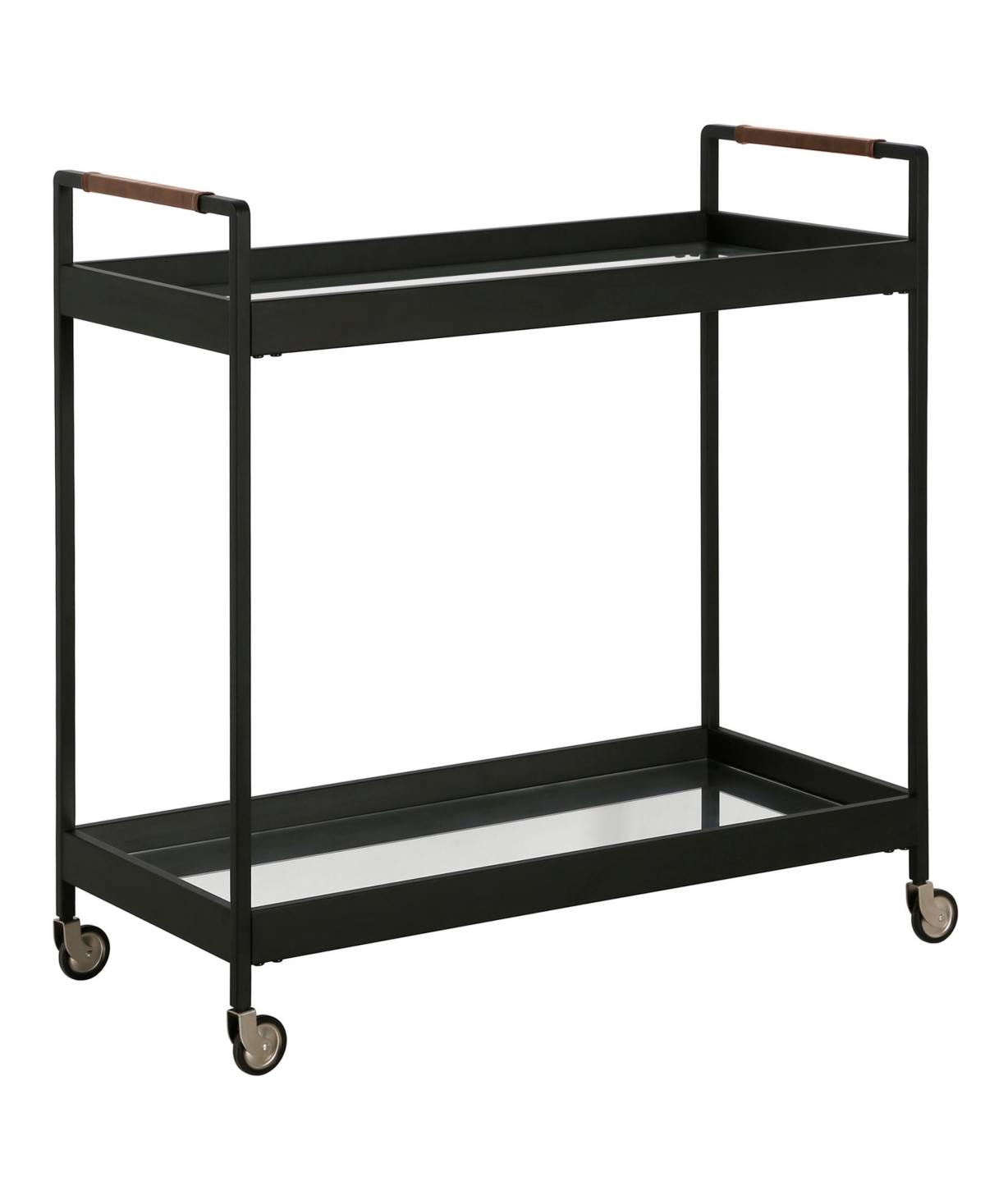 Click here for Hudson & Canal Riyo 33 Wide Rectangular Bar Cart -... prices