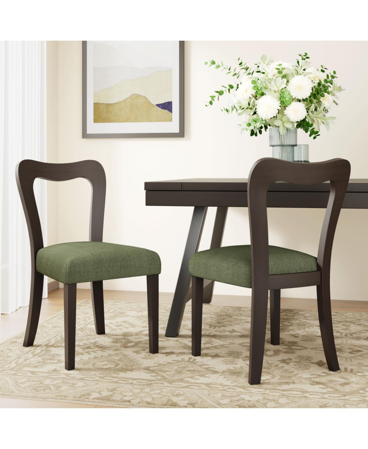 Click here for Streamdale Furniture Dining Chair Without Arm(dark... prices