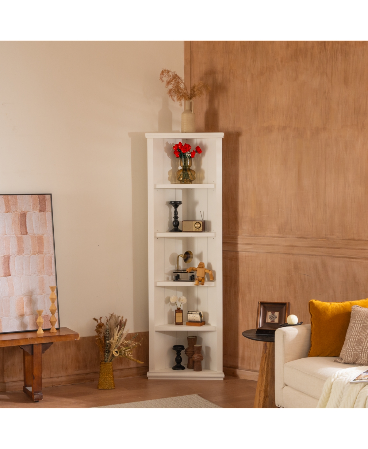 Click here for Streamdale Furniture 2x 75 Triangle Bookshelves -... prices