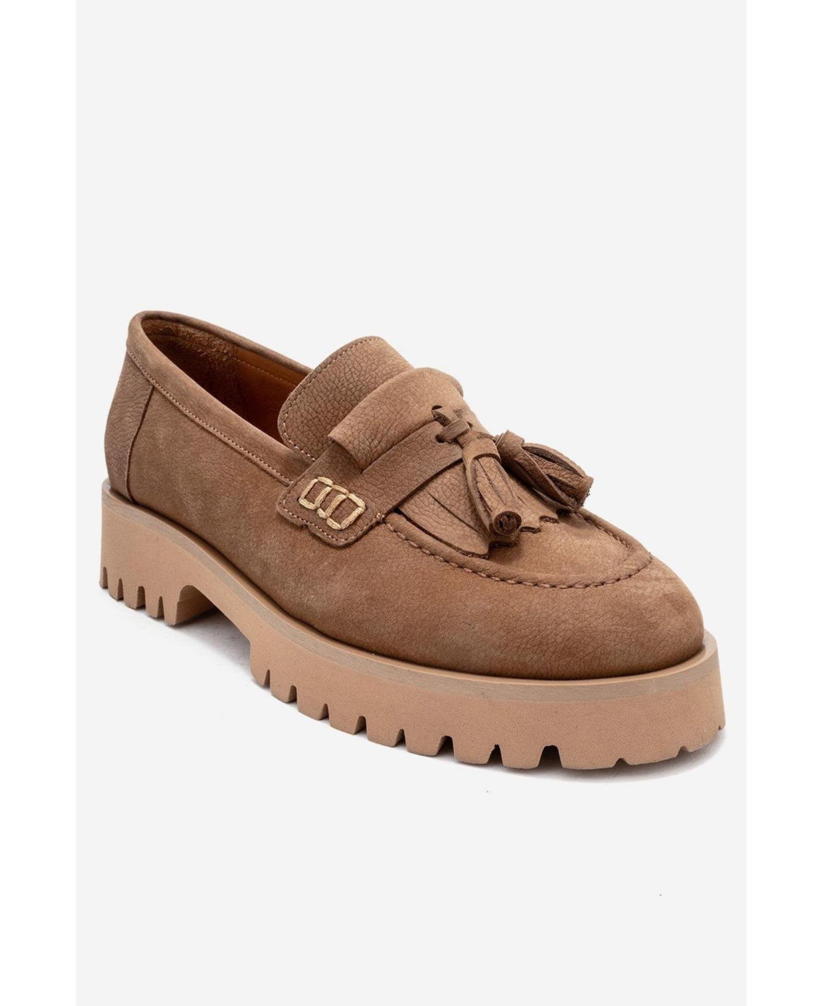 Click here for Forever & Always Shoes Womens Poen Leather Tassel... prices