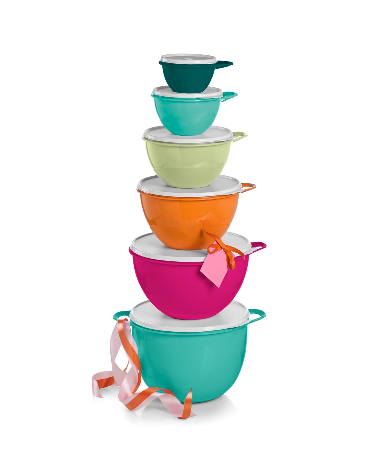 Click here for Tupperware 6-Piece Thatsa Bowl & Lid Storage Set -... prices