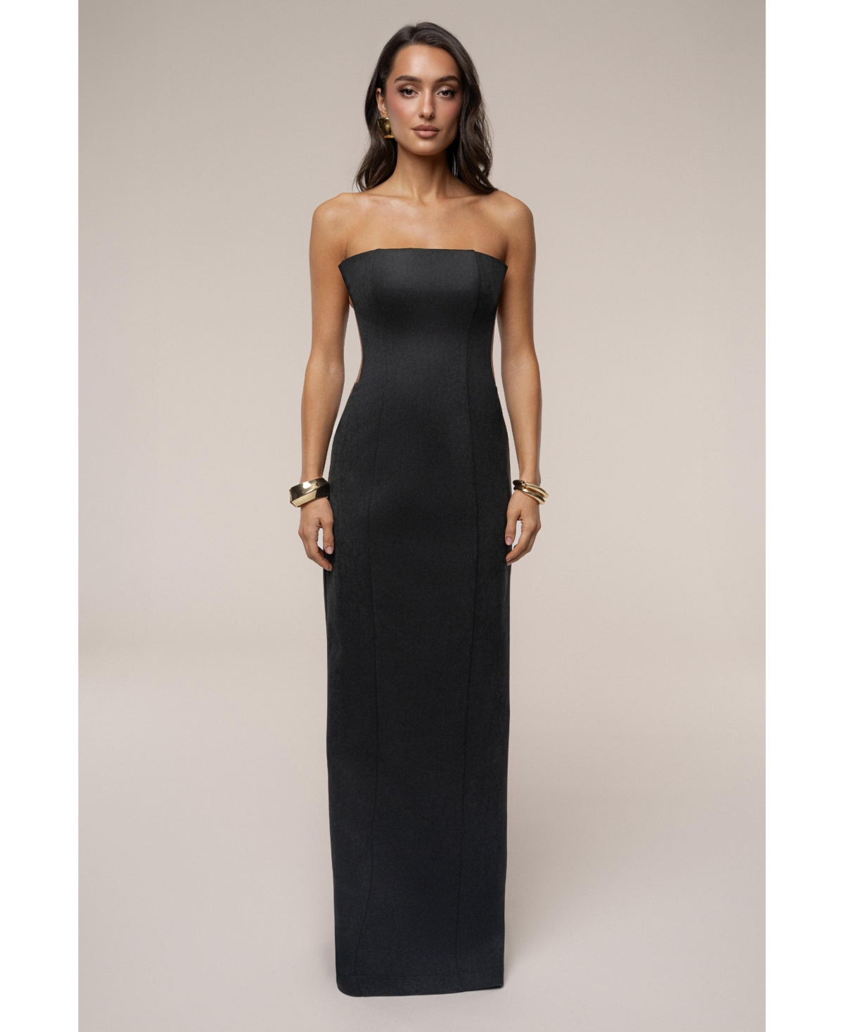 Click here for Jluxlabel Womens Madison Suede Maxi Dress - Black prices