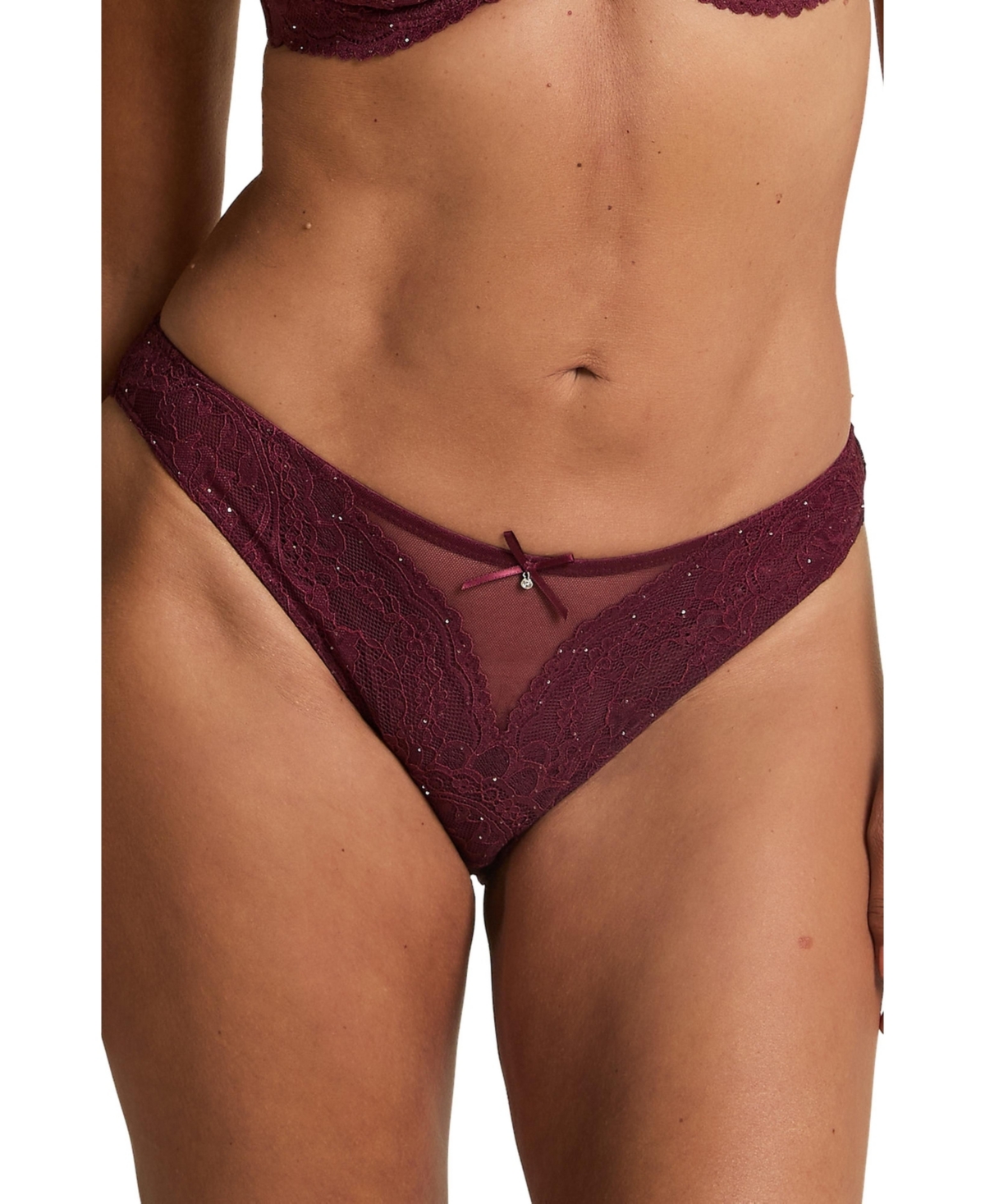 Click here for Hunkemoller Womens Isadora Brazilian - Red prices