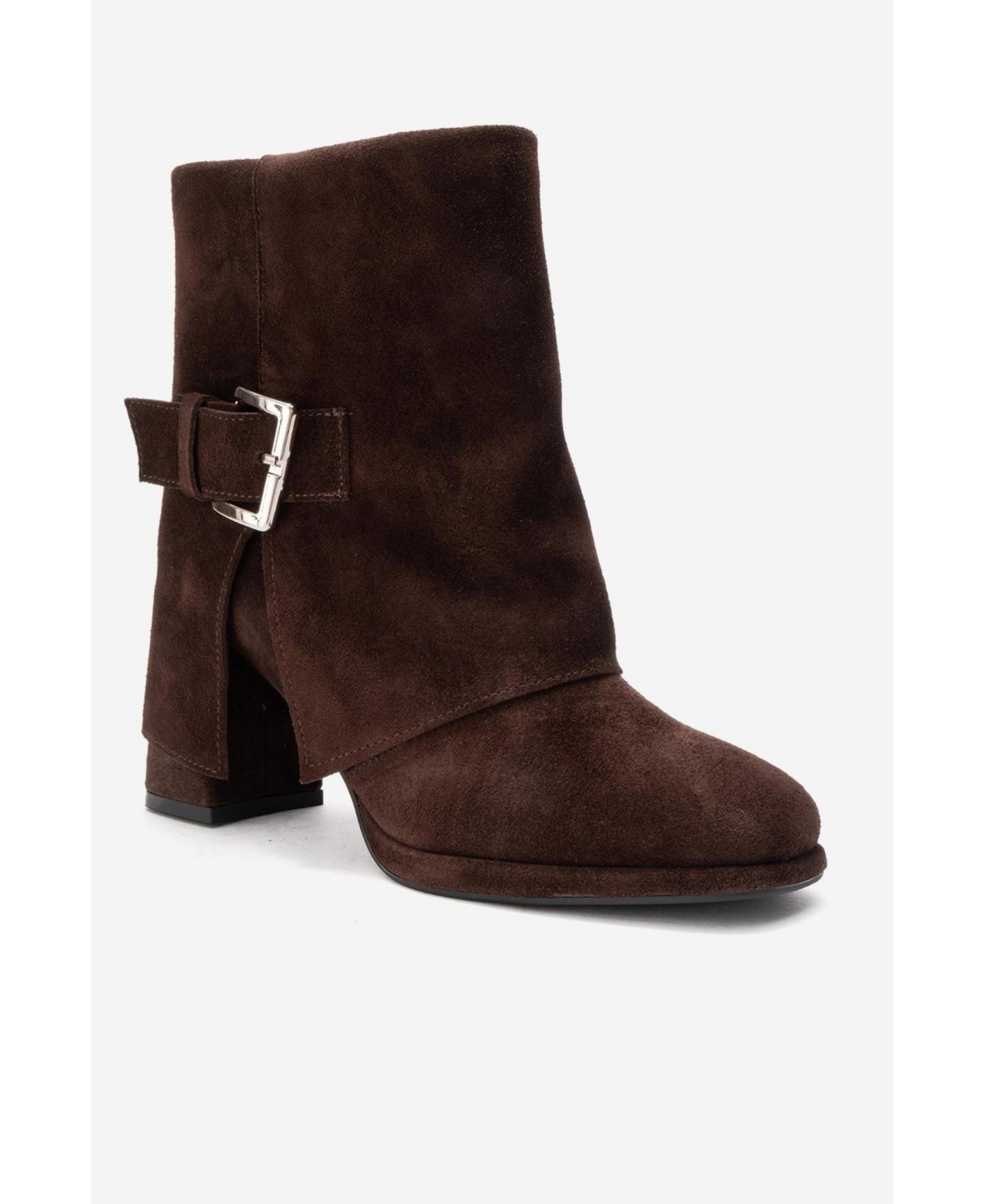 Click here for Forever & Always Shoes Womens Lore Leather Block H... prices