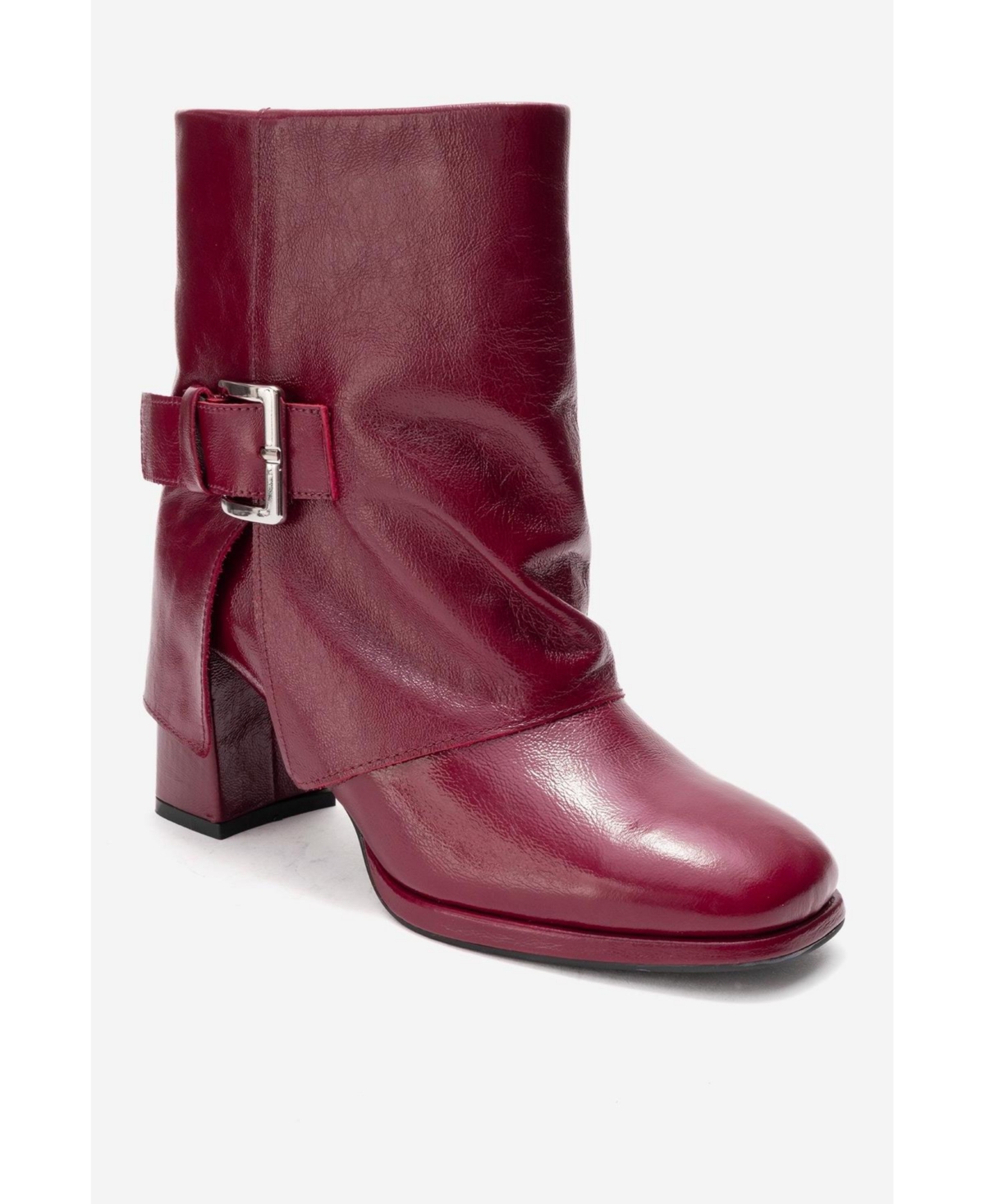 Click here for Forever & Always Shoes Womens Lore Leather Block H... prices