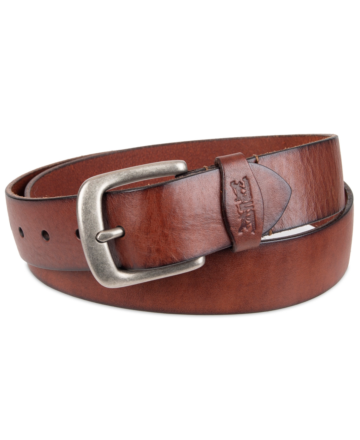 Click here for Levis Mens Casual Double Horse Logo Leather Belt -... prices