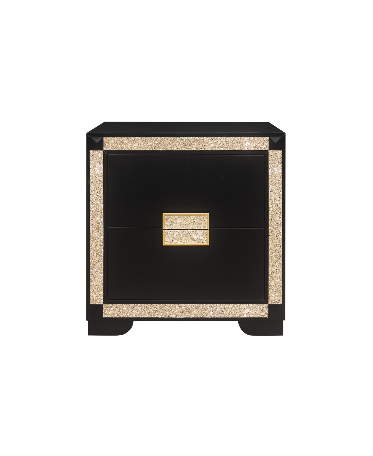 Click here for Slickblue 2-Drawer Nightstand with Faux Crystal Ac... prices