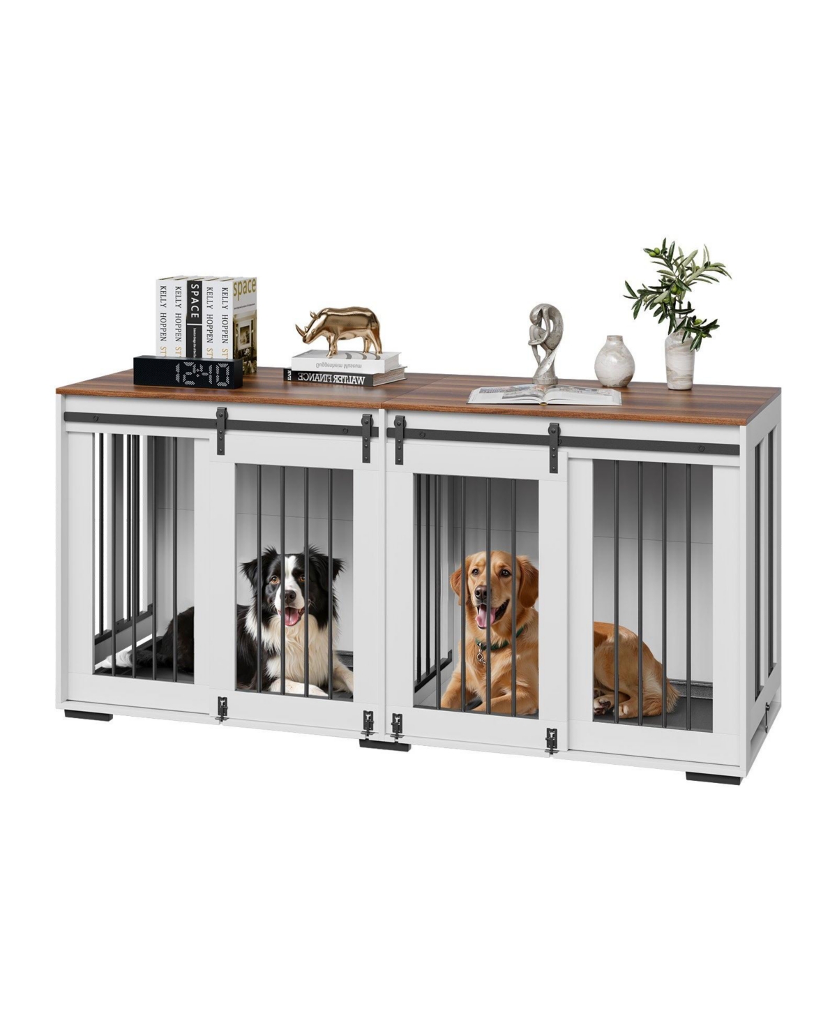 Click here for Cozito 72" Double Dog Crate Furniture with Sl... prices