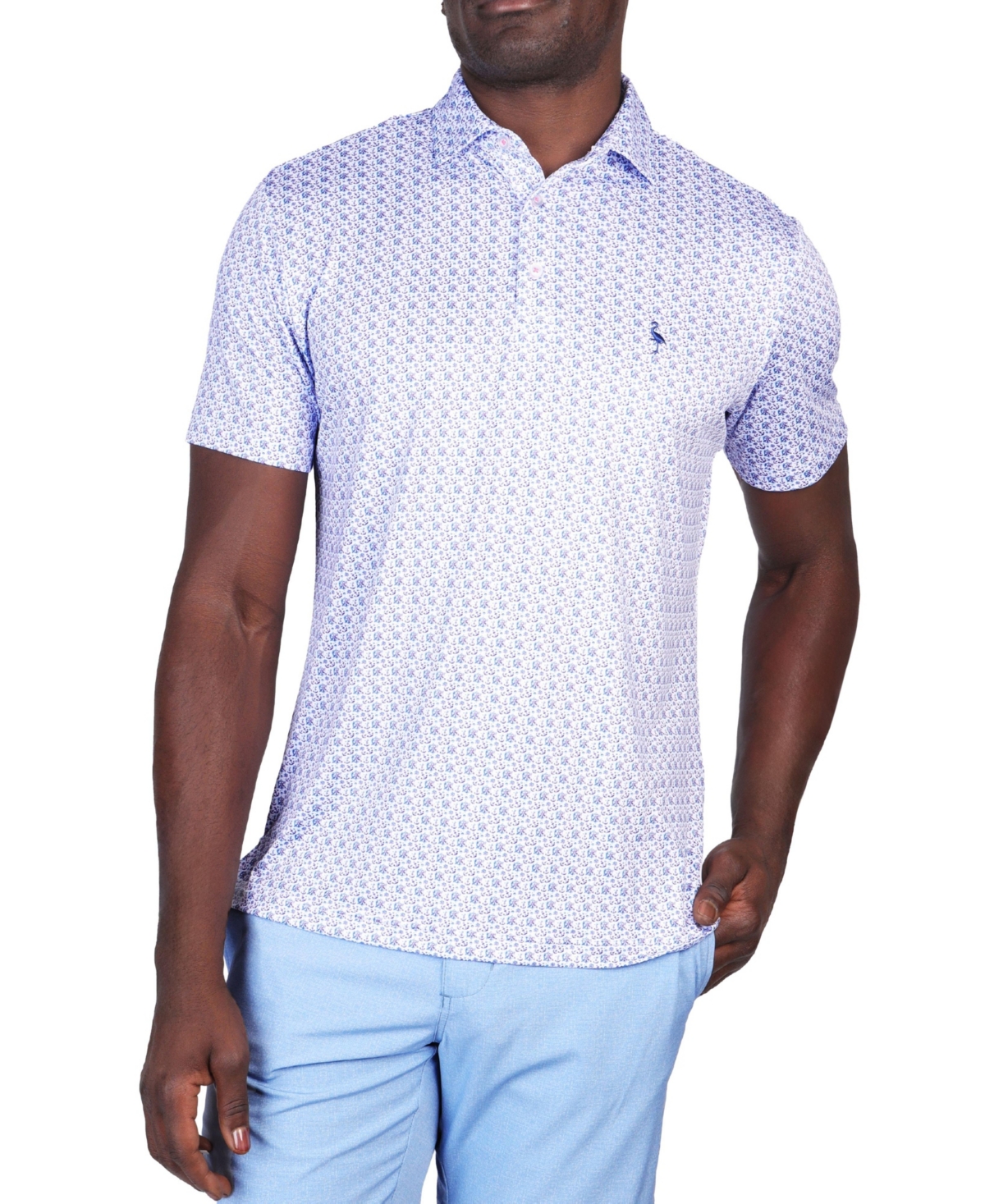 Click here for Tailorbyrd Mens Sailing Performance Polo - White d... prices