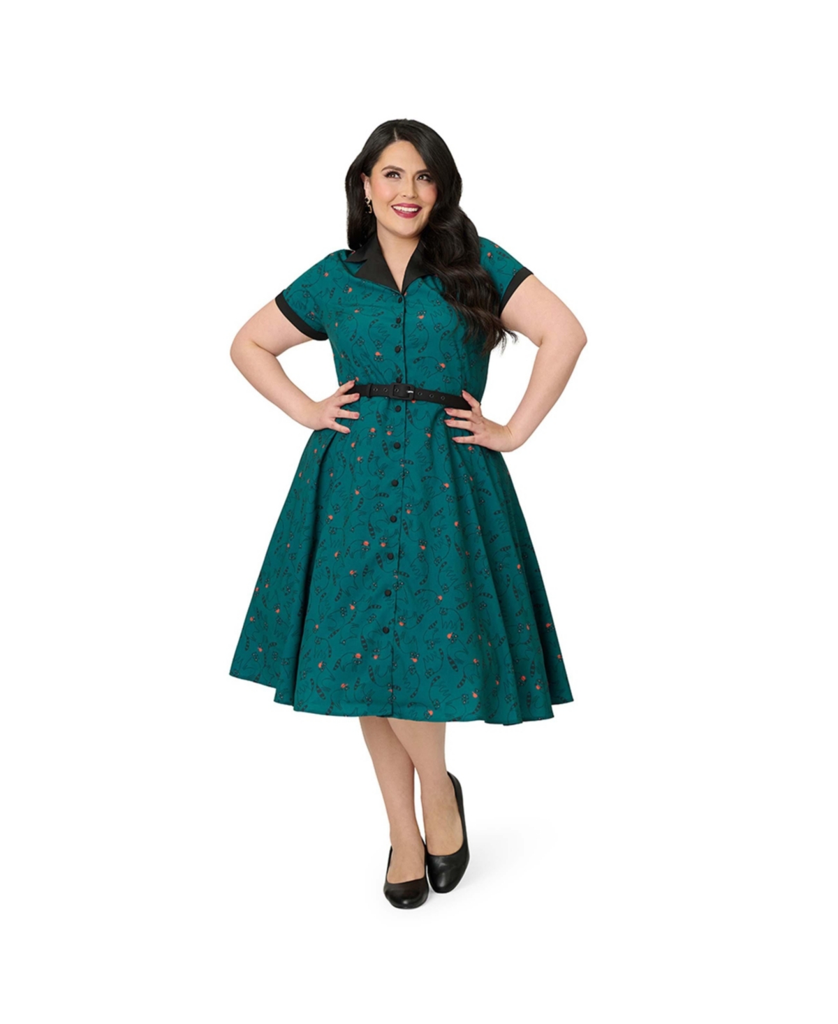 Click here for Unique Vintage Plus Size 1950s Cotton Alexis Short... prices