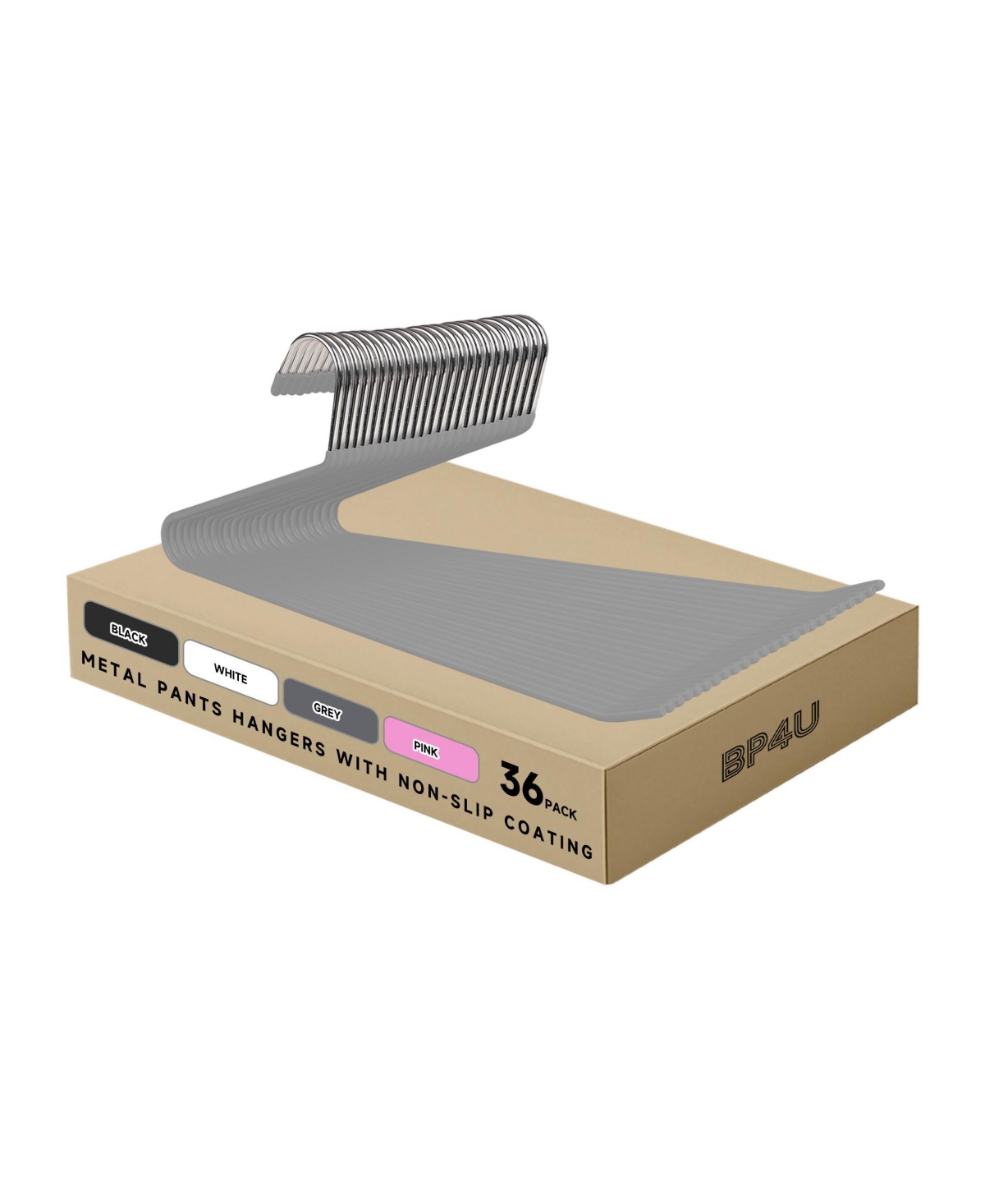 Click here for BP4U Open-Ended Heavy Duty Metal Pants Hangers  He... prices