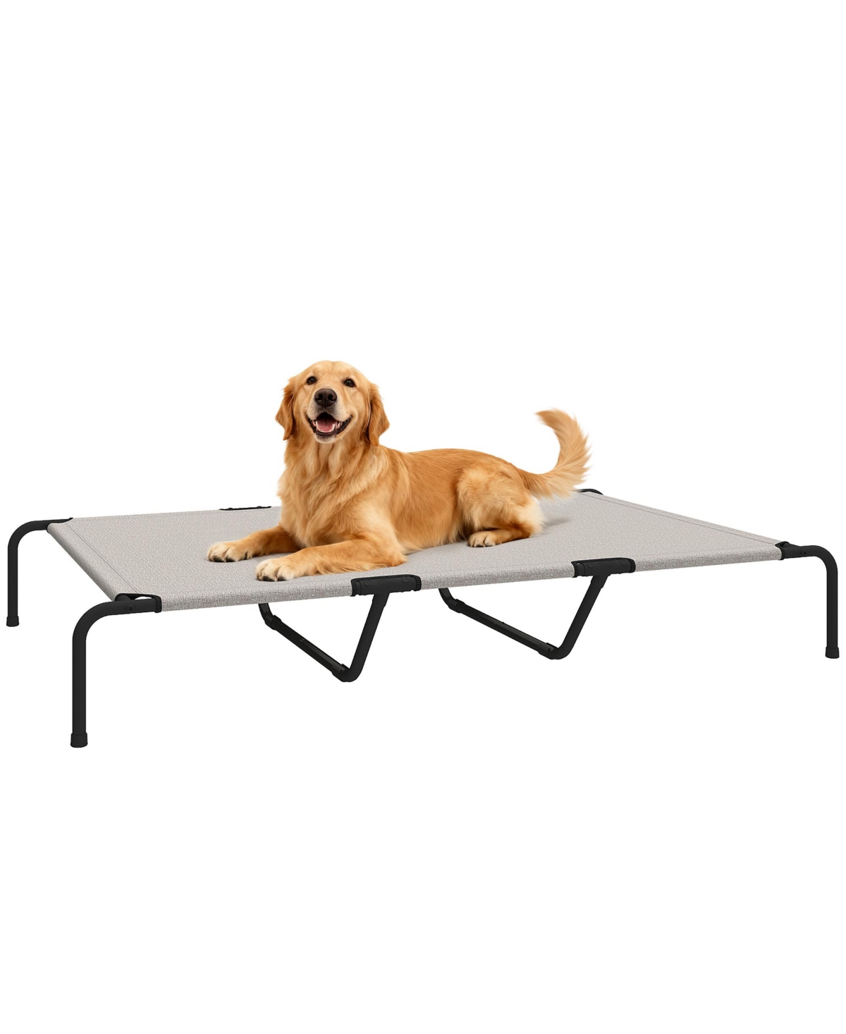 Click here for PawHut Elevated Dog Bed Outdoor Dog Bed for Large... prices