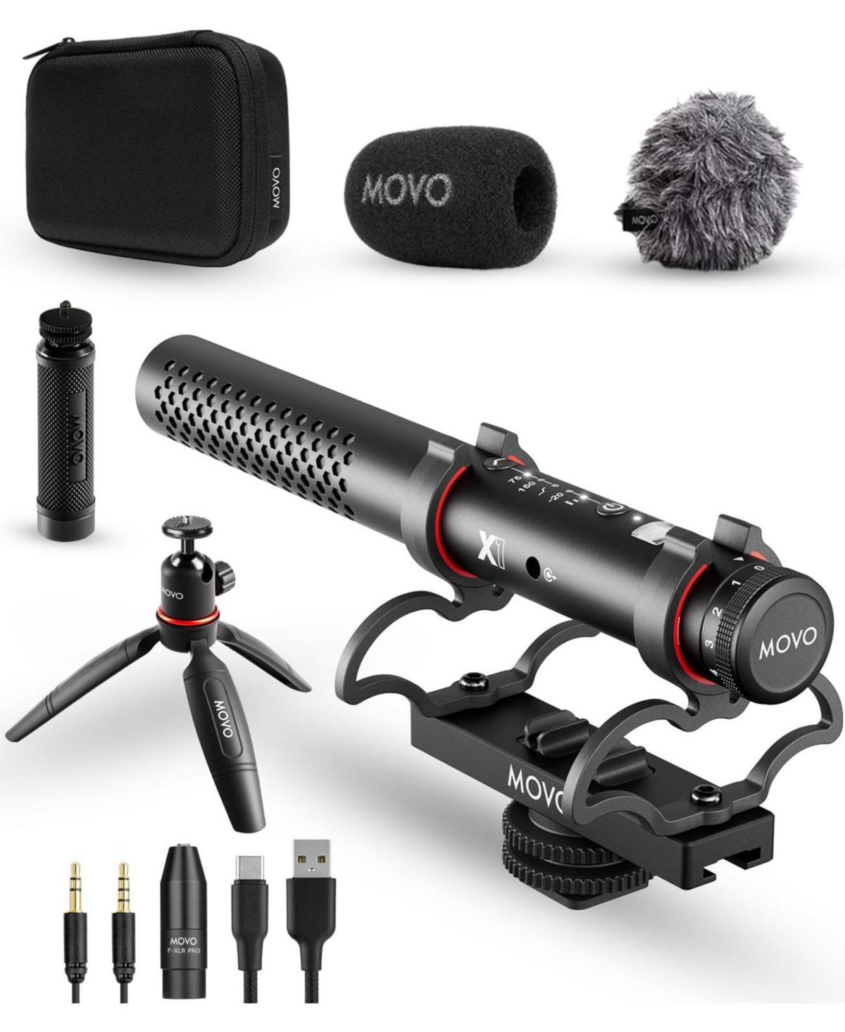 Click here for Movo X1 Supercardioid Shotgun Microphone - 3.5mm/X... prices