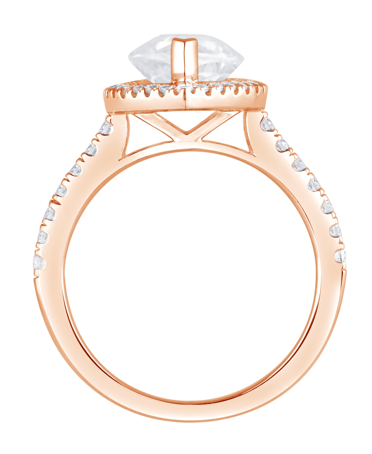 Click here for Badgley Mischka Lab Grown White Diamond Solitaire... prices