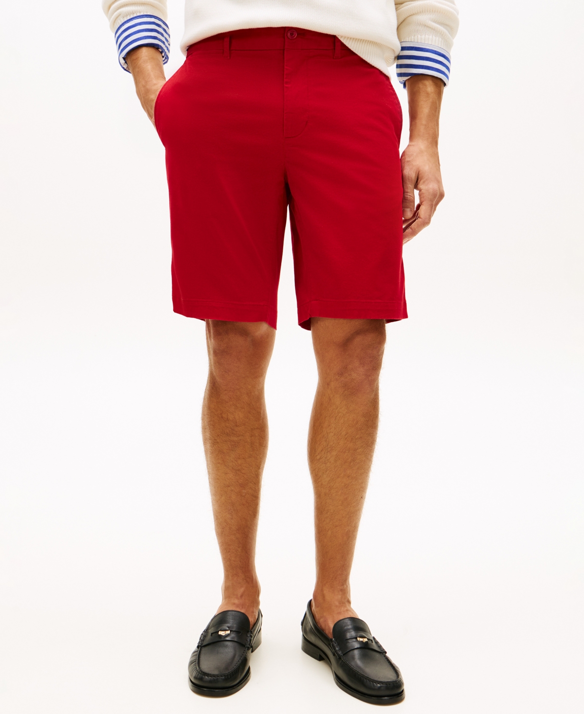 Click here for Tommy Hilfiger Mens Regular-Fit Shorts - Medium Re... prices