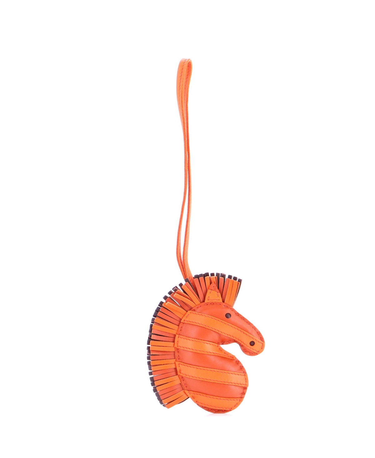 Click here for Pre-Owned Hermes GeeGee Savannah Bag Charm Leather... prices