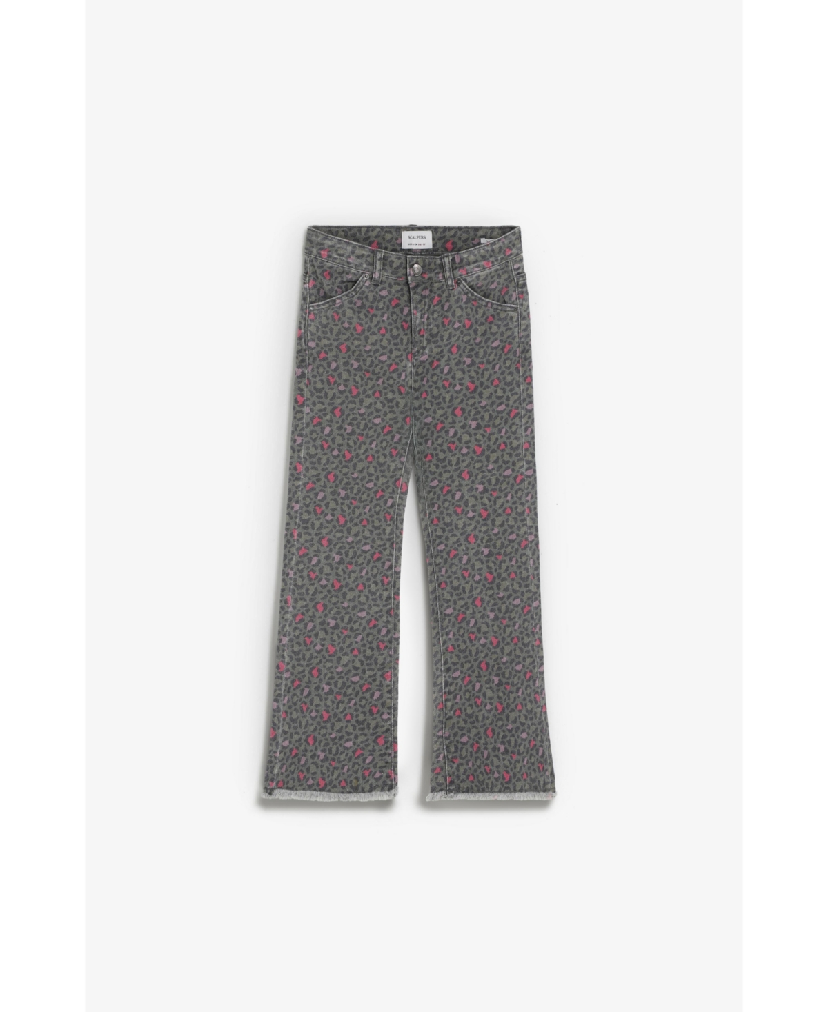 Click here for Scalpers Big Girls Leo Flare Pants - Green prices