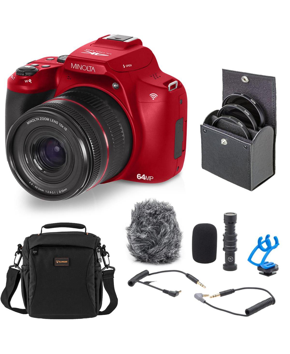 Click here for Minolta MNB10Z 64MP Camera Bundle w/ Mic  Filter K... prices