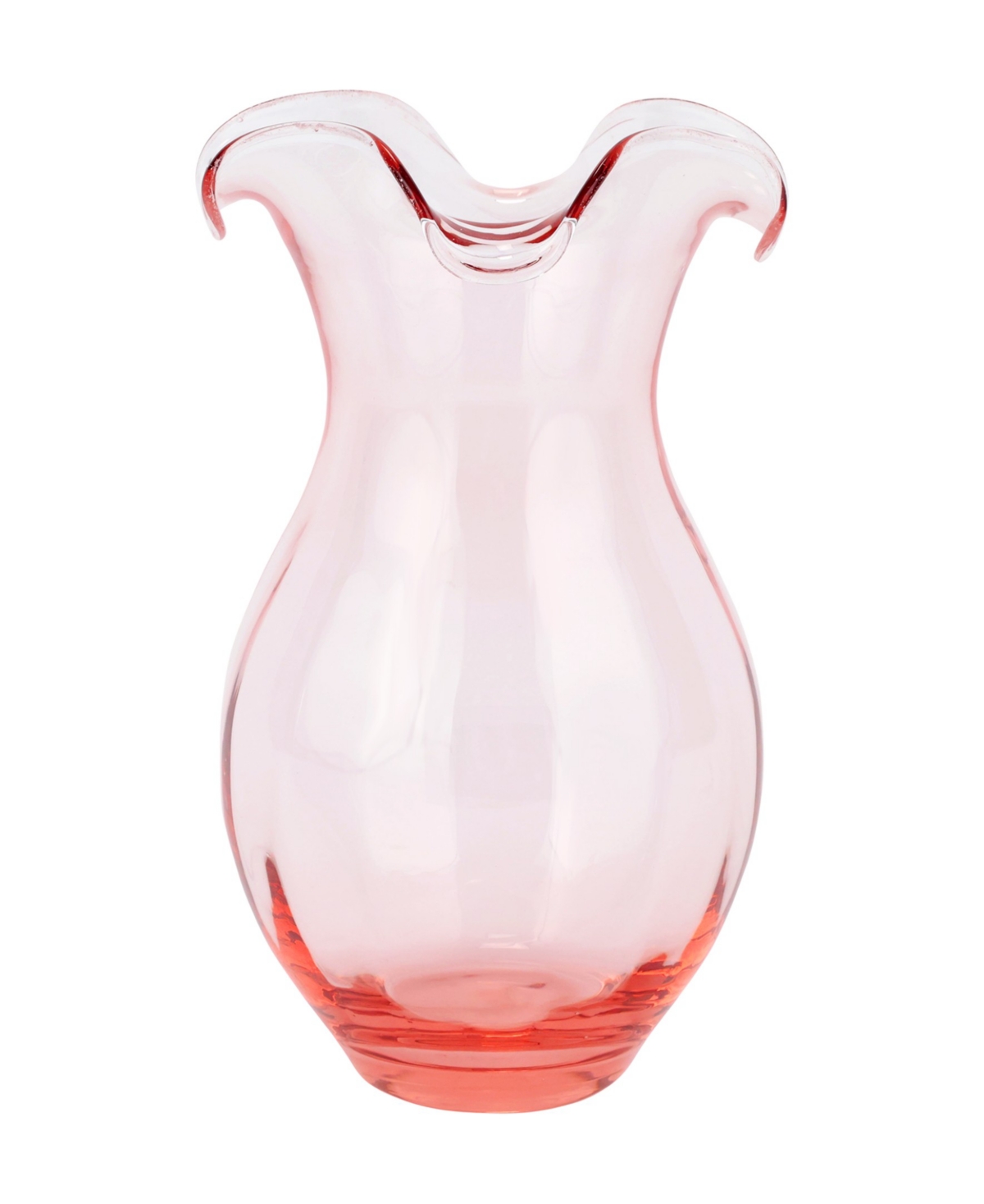 Click here for Vietri Hibiscus 56 oz. Glass Vertical Fluted Mediu... prices