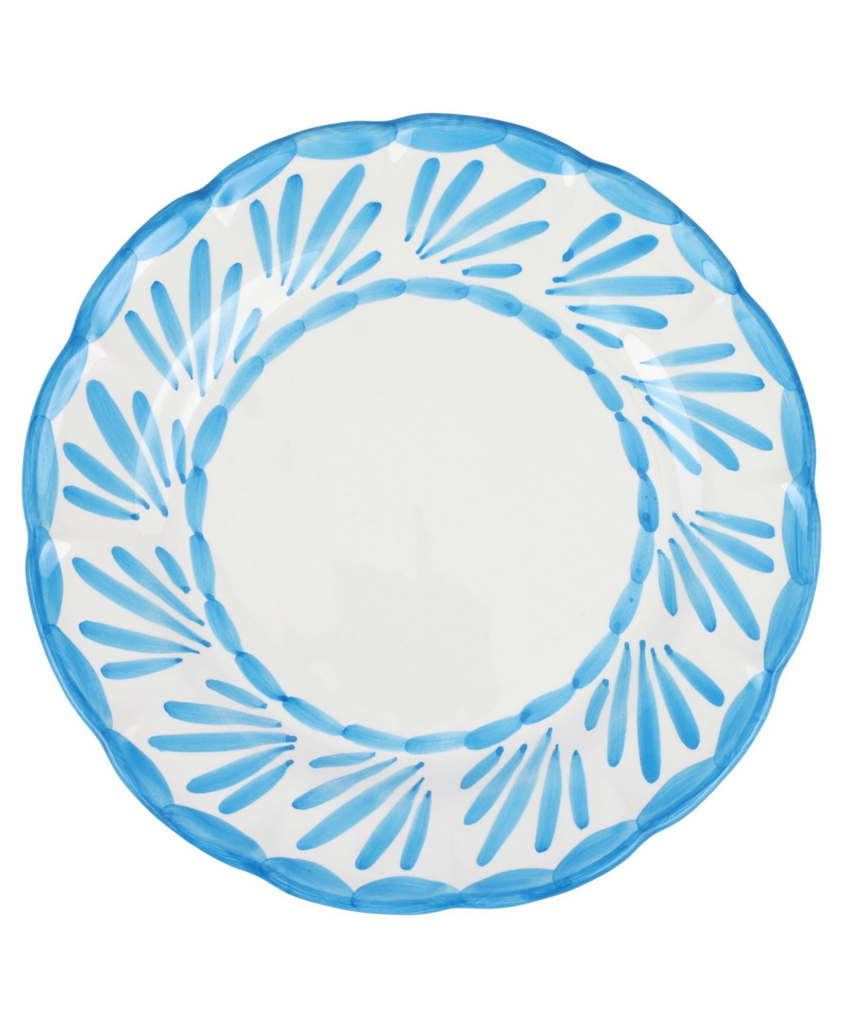 Click here for Vietri Arezzo Dinner Plate - Aqua prices