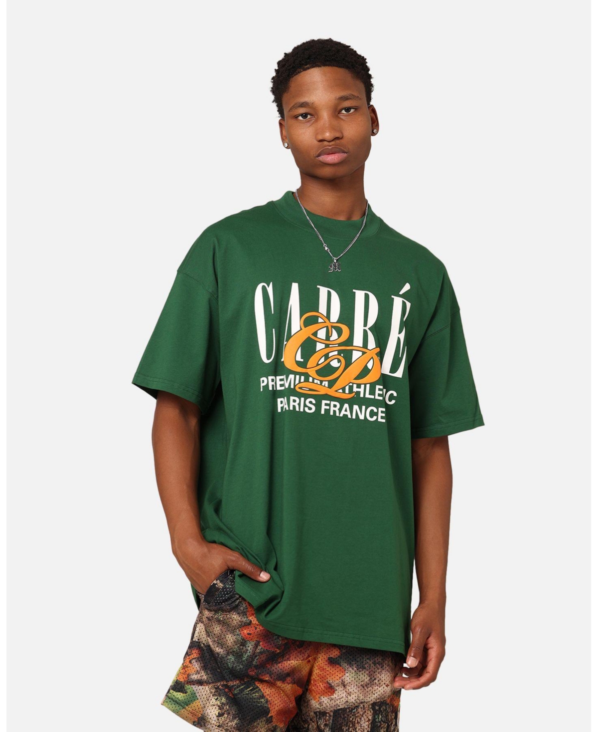 Click here for Carre Mens Cp Team Oversized T-Shirt Green prices