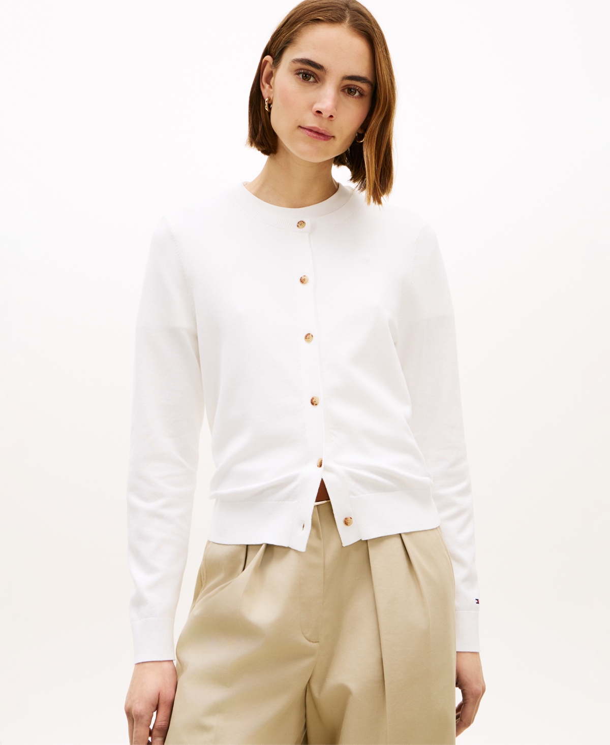 Click here for Tommy Hilfiger Womens Button-Front Knit Cardigan -... prices