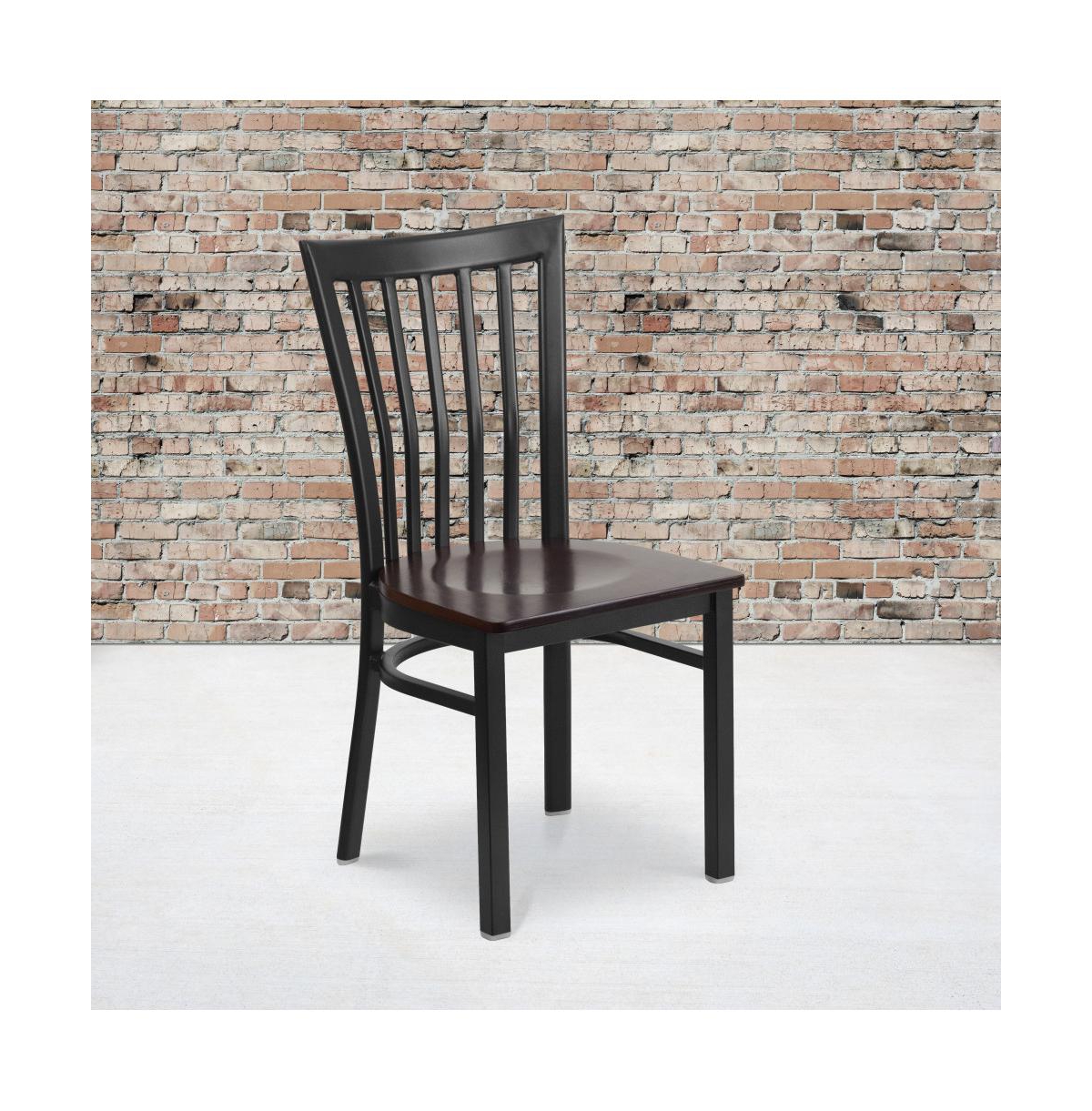 Click here for Emma+Oliver 2 Pack School House Back Metal Restaur... prices